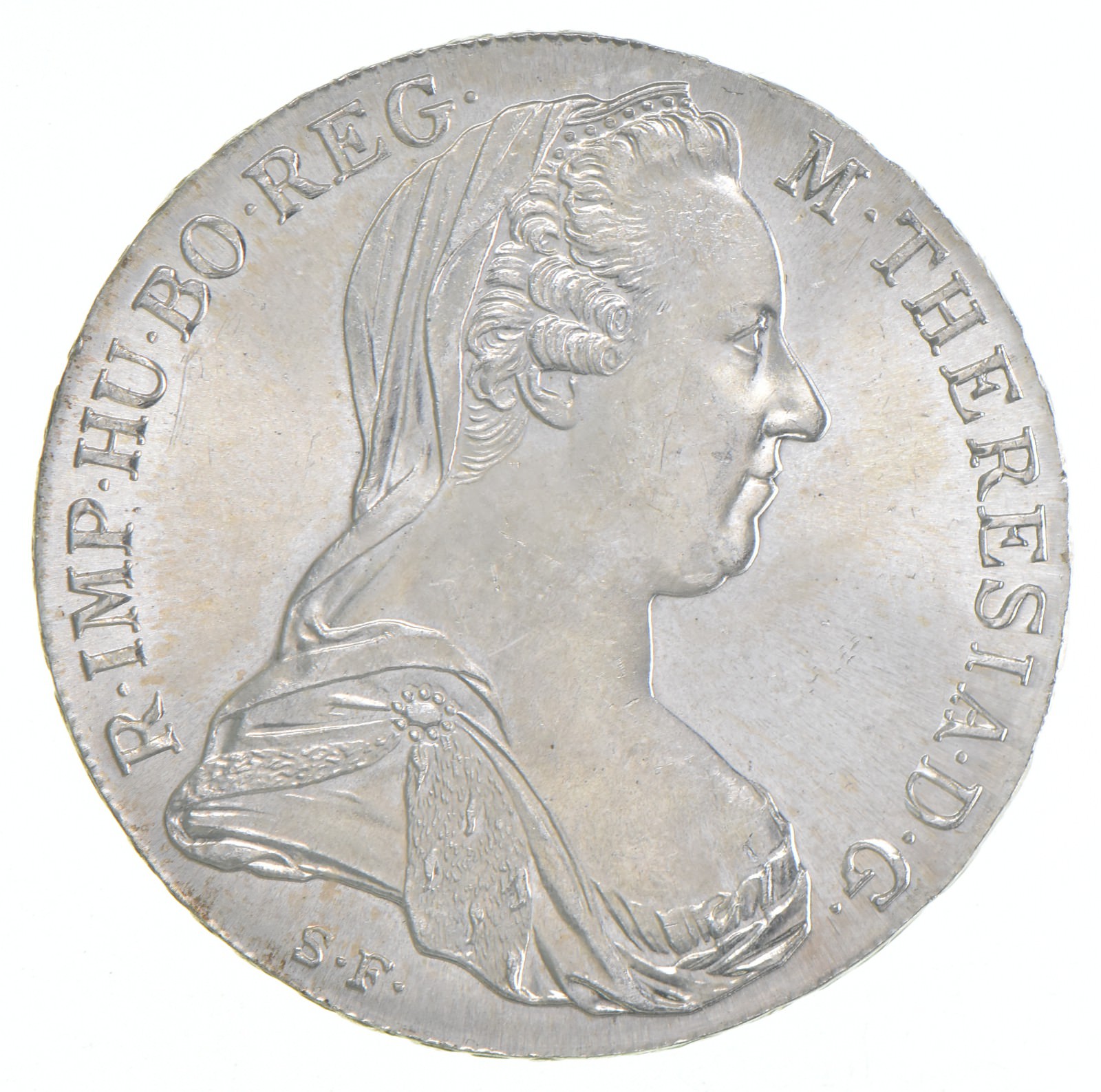 SILVER - WORLD COIN - 1780 Austrian Empire 1 Thaler - World Silver Coin ...
