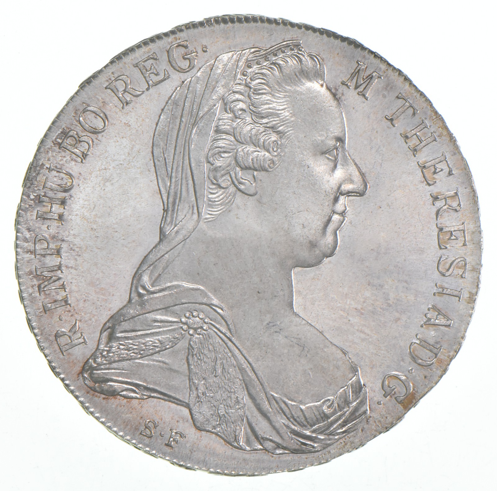 SILVER - WORLD COIN - 1780 Austrian Empire 1 Thaler - World Silver Coin ...