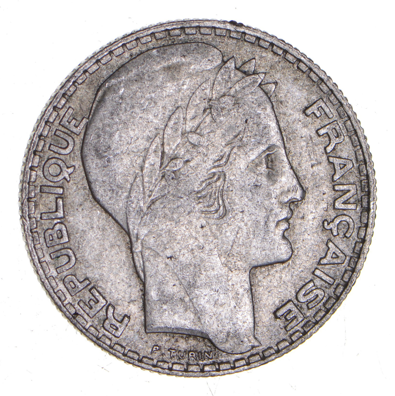 SILVER - WORLD Coin - 1934 France 10 Francs - World Silver Coin 9.9 ...