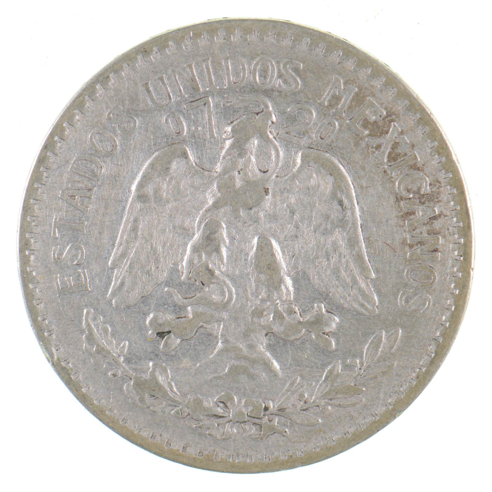 SILVER - WORLD Coin - 1937 Mexico 50 Centavos - World Silver Coin ...