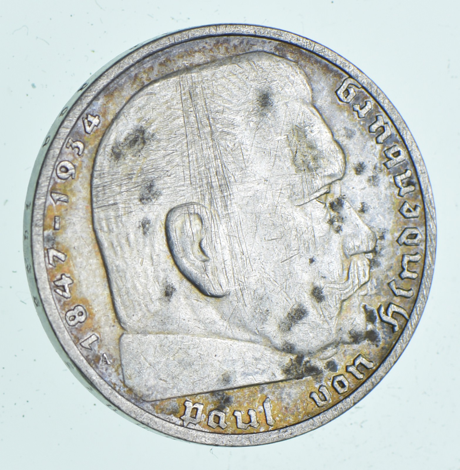 SILVER - WORLD Coin - 1939 Germany 2 Reichsmark - World Silver Coin 7.9 ...