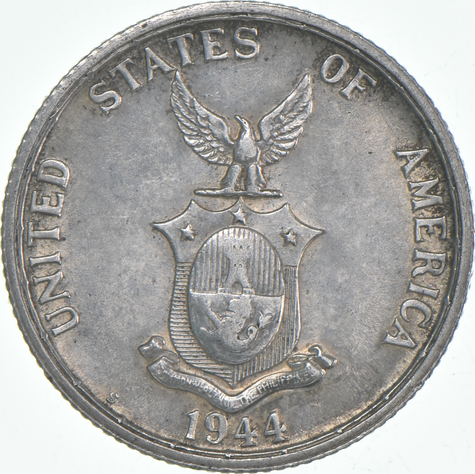 SILVER - WORLD Coin - 1944 Philippines 50 Centavos - World Silver Coin ...
