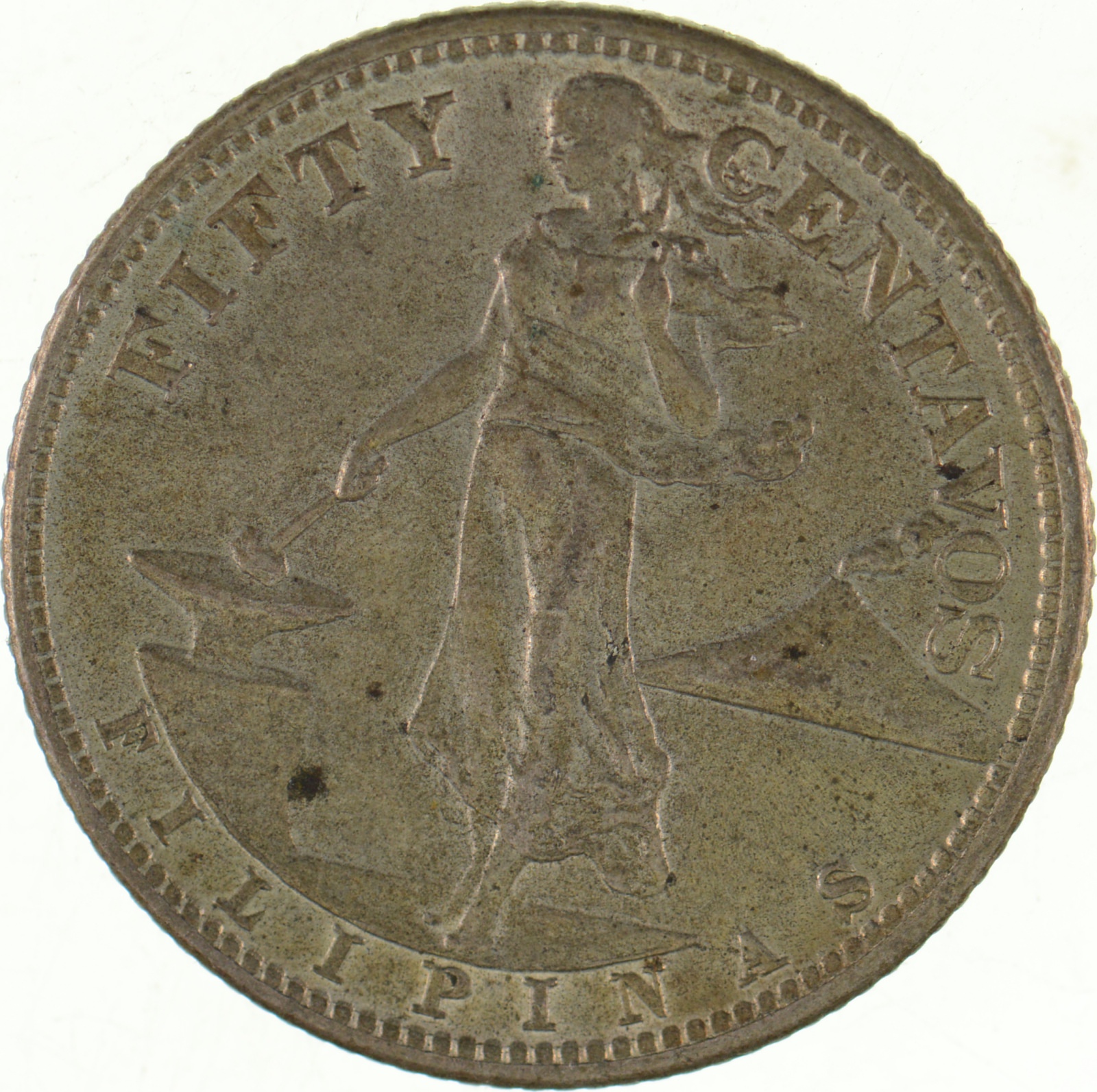 SILVER - WORLD Coin - 1944 Philippines 50 Centavos - World Silver Coin ...