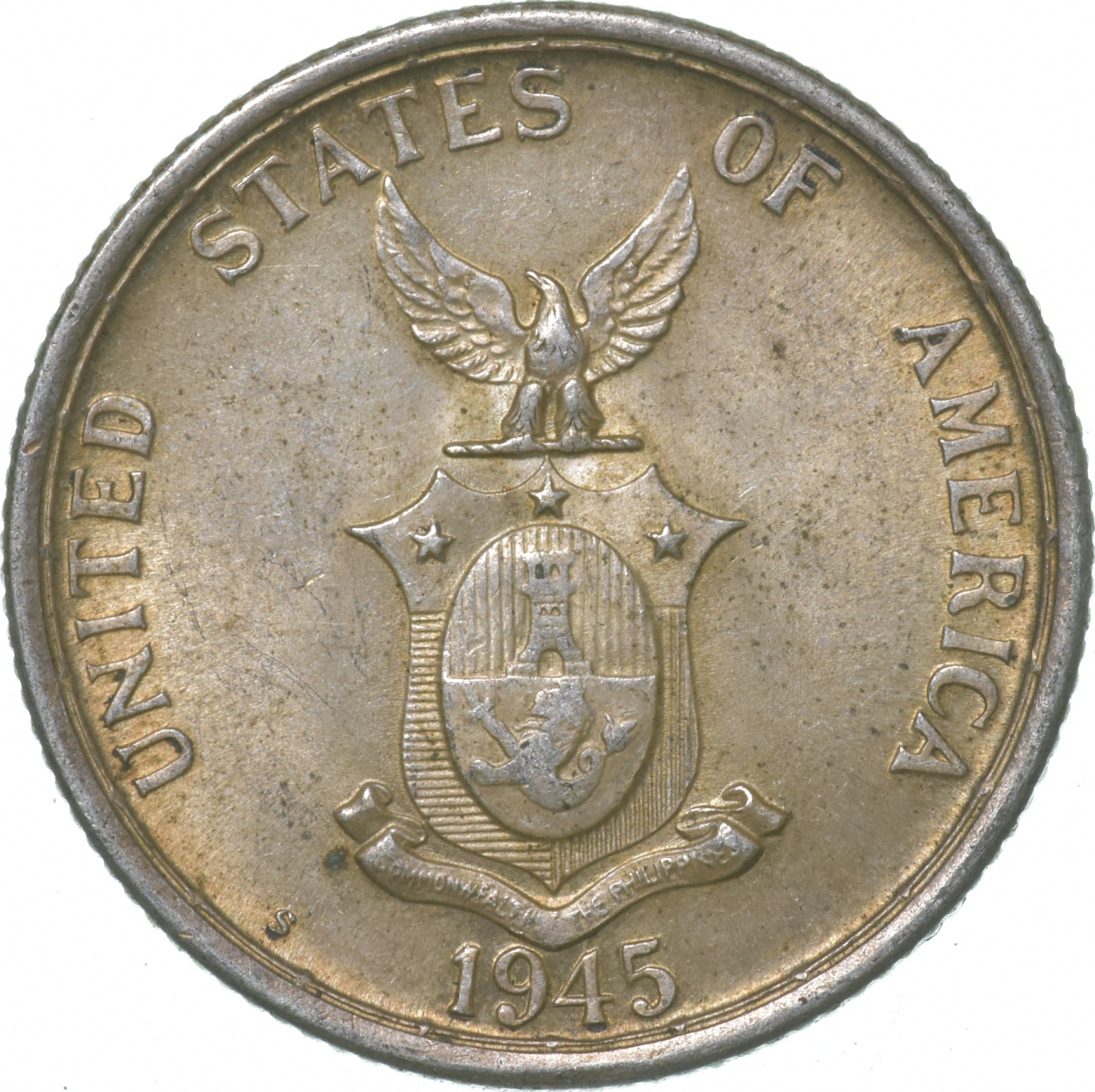 SILVER - WORLD Coin - 1945 Philippines 50 Centavos - World Silver Coin ...