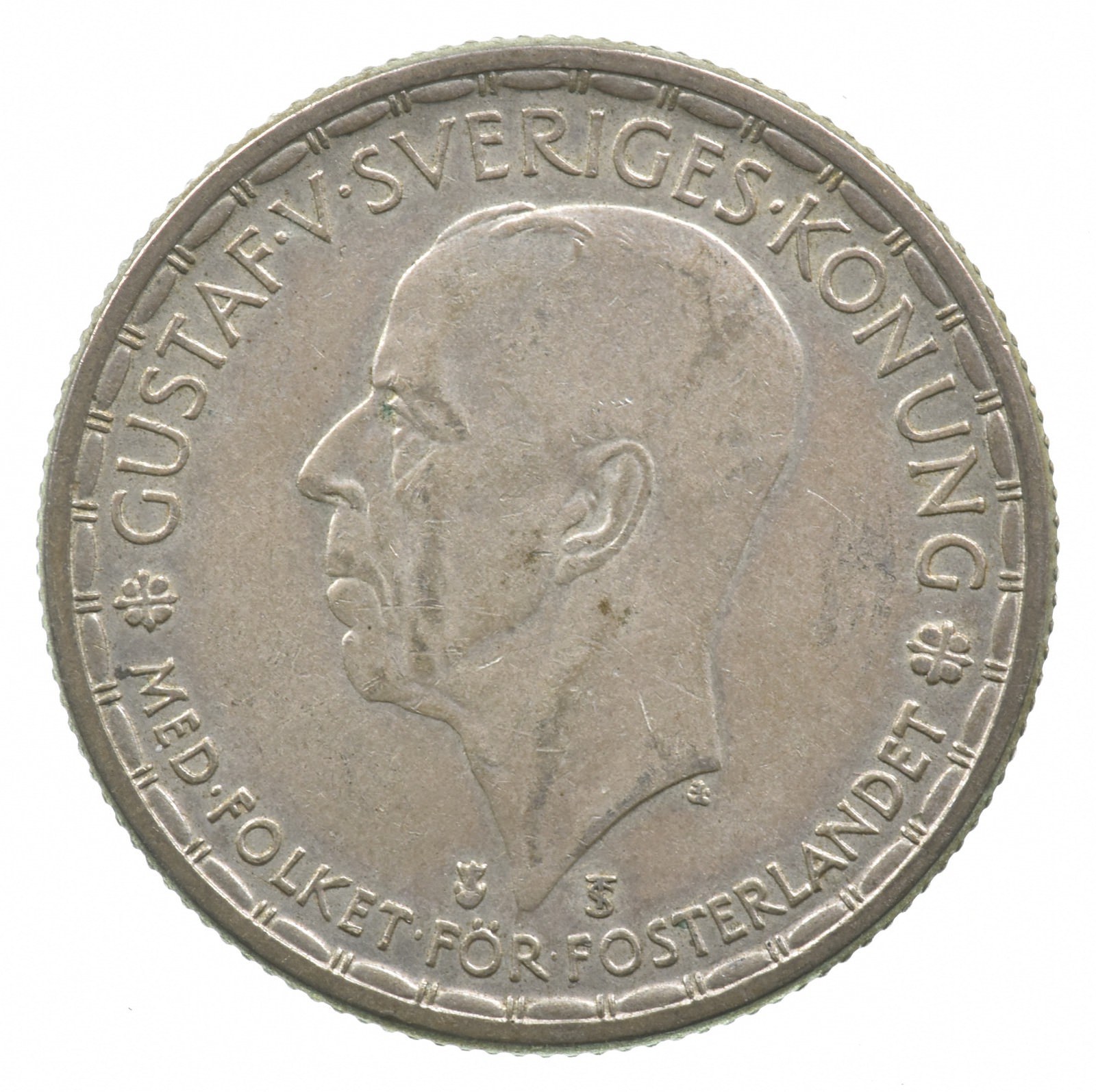 SILVER - WORLD Coin - 1950 Sweden 2 Krona - World Silver Coin ...