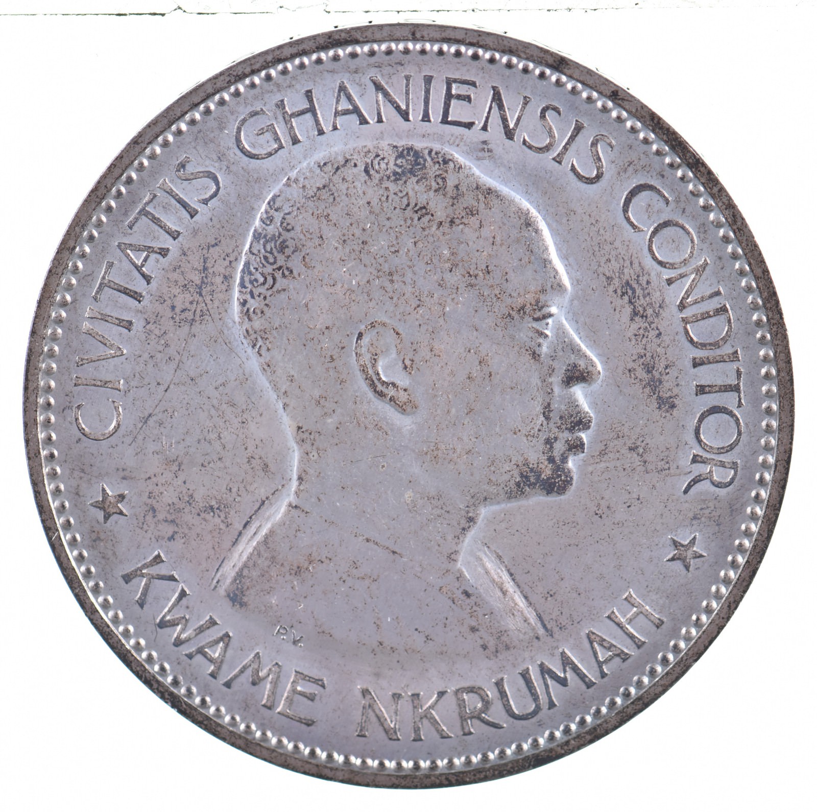 SILVER - WORLD COIN - 1958 Ghana 10 Shillings - World Silver Coin ...