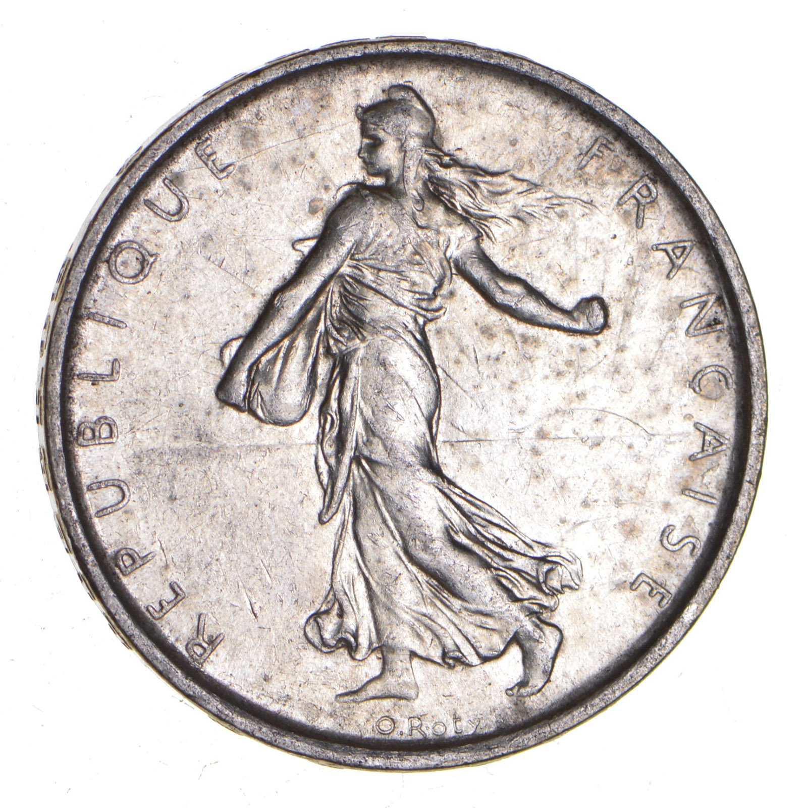 SILVER - WORLD Coin - 1964 France 5 Francs - World Silver Coin 12 Grams ...