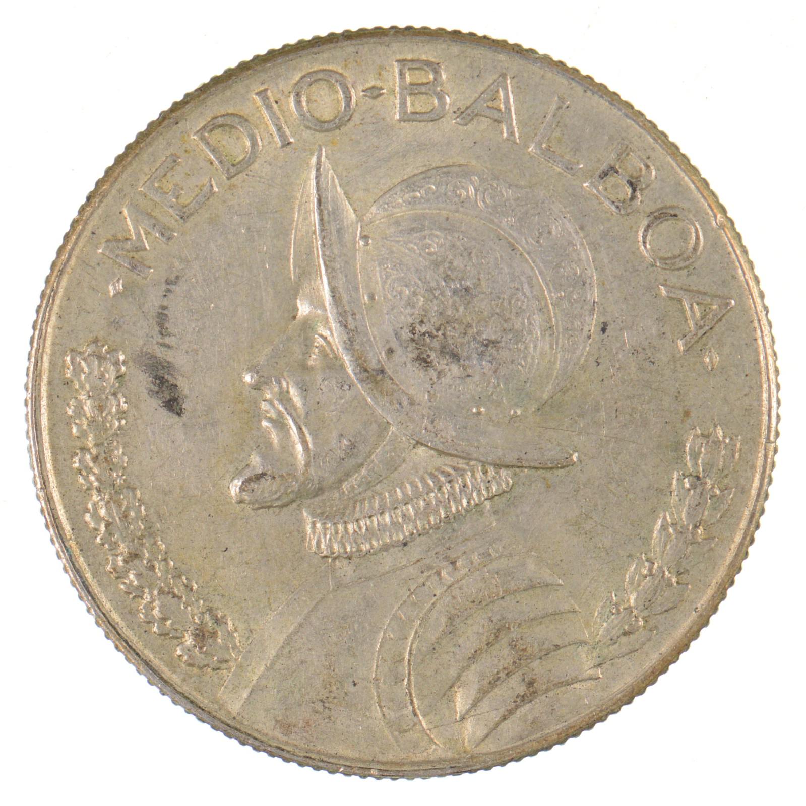 SILVER - WORLD Coin - 1966 Panama 1/2 Balboa - World Silver Coin ...