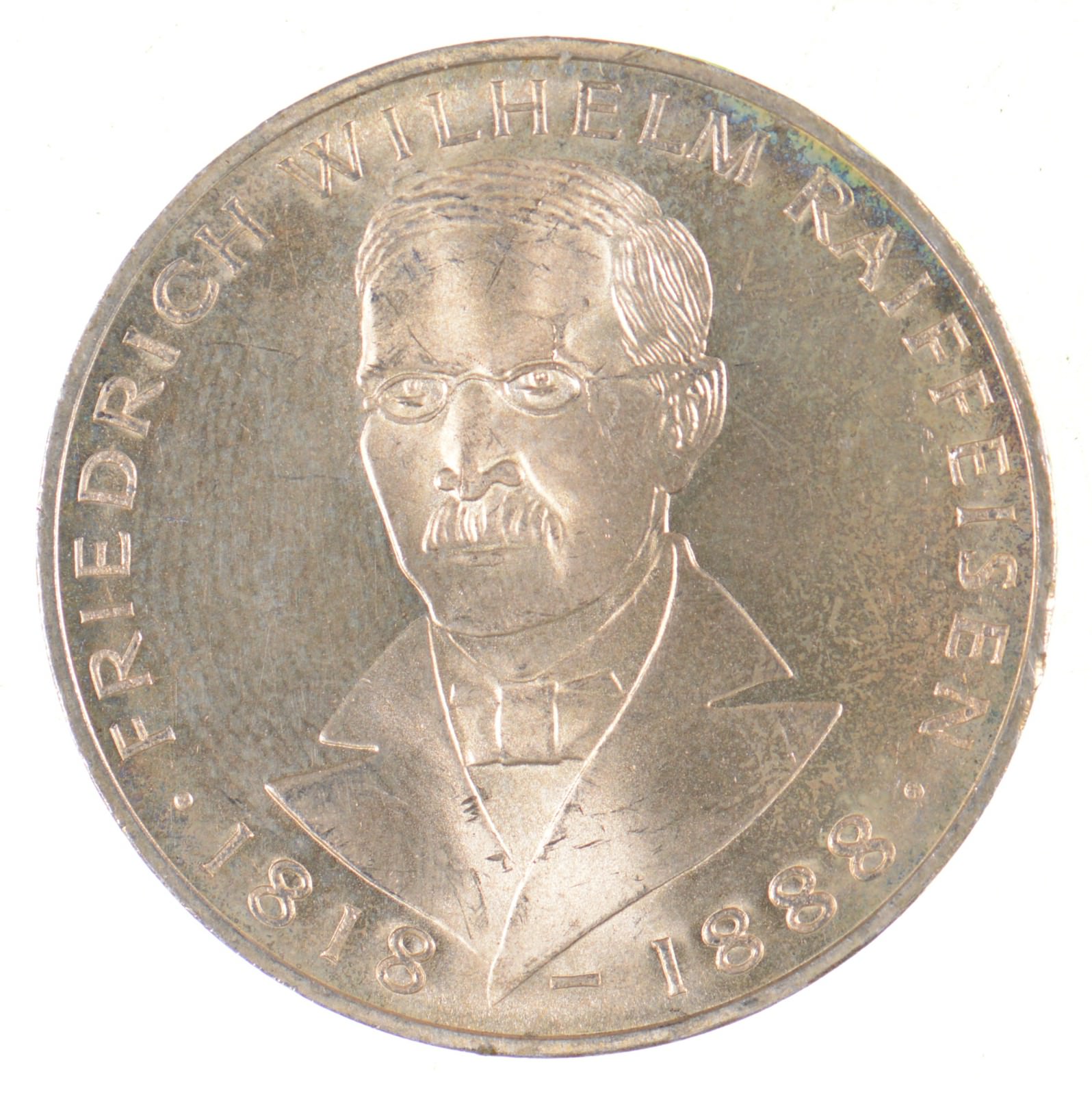 SILVER - WORLD Coin - 1968 Germany 5 Mark - World Silver Coin ...