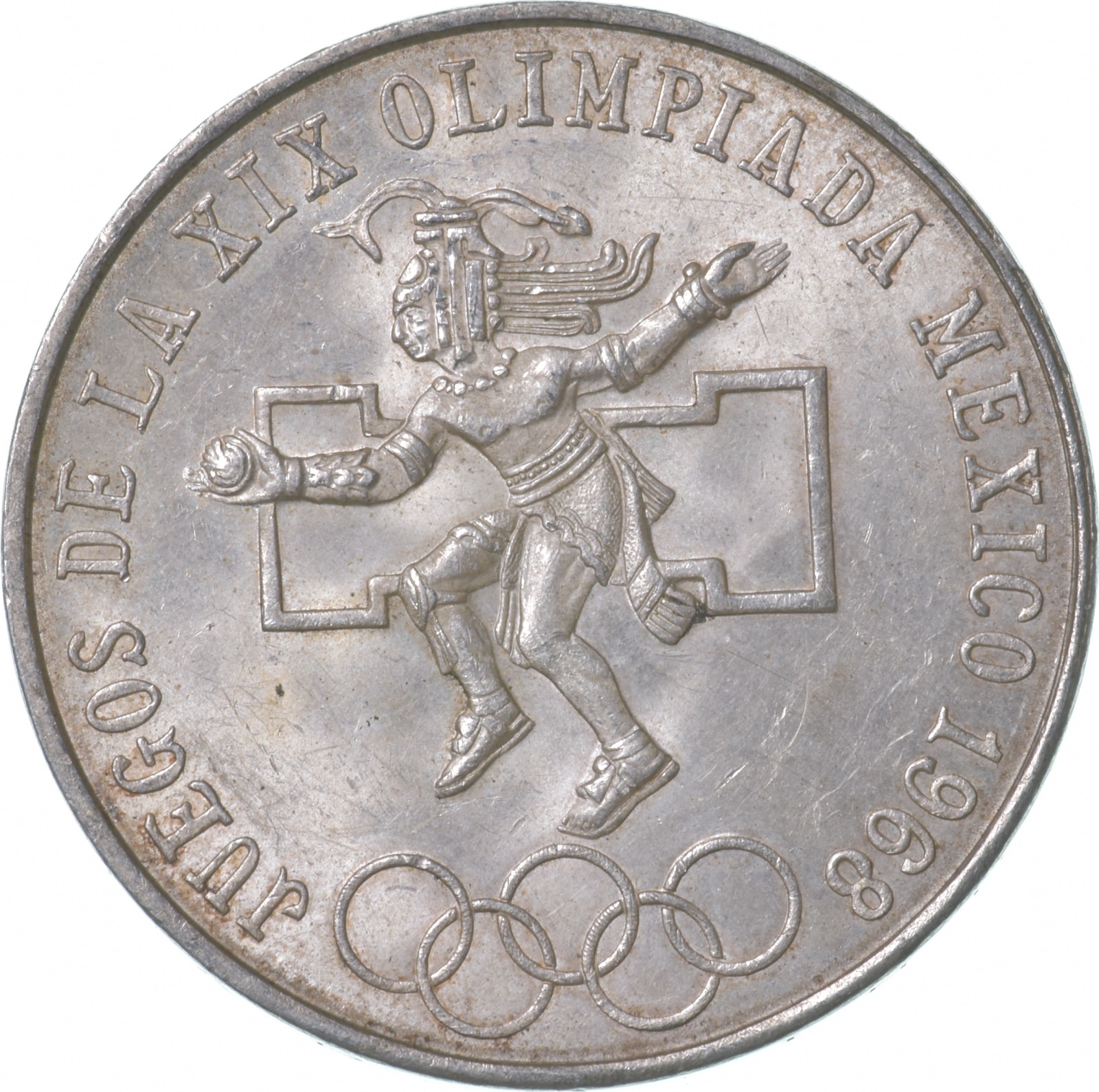 SILVER - WORLD COIN - 1968 Mexico 25 Pesos - World Silver Coin ...