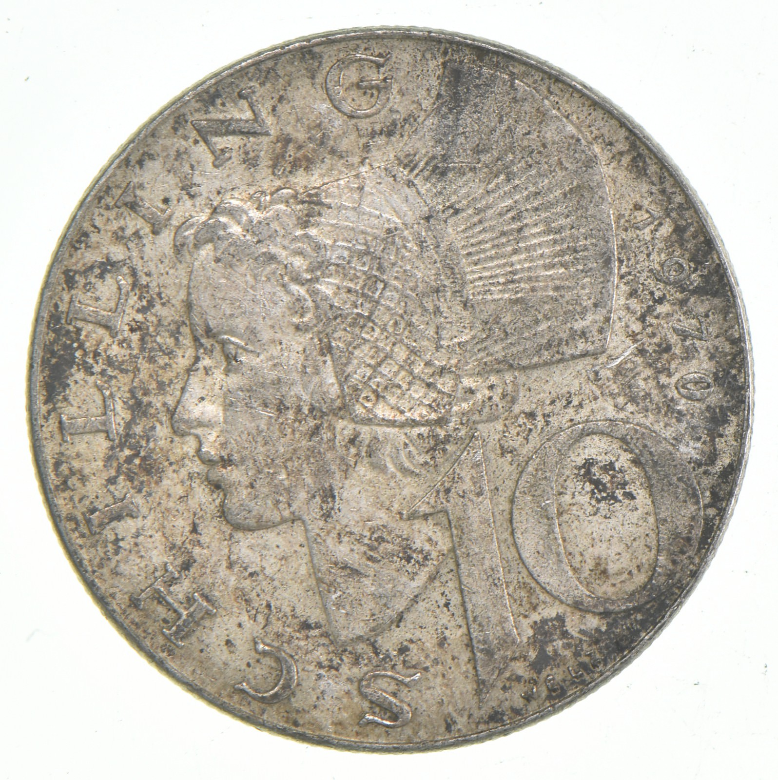SILVER - WORLD Coin - 1970 Austria 10 Schilling - World Silver Coin ...