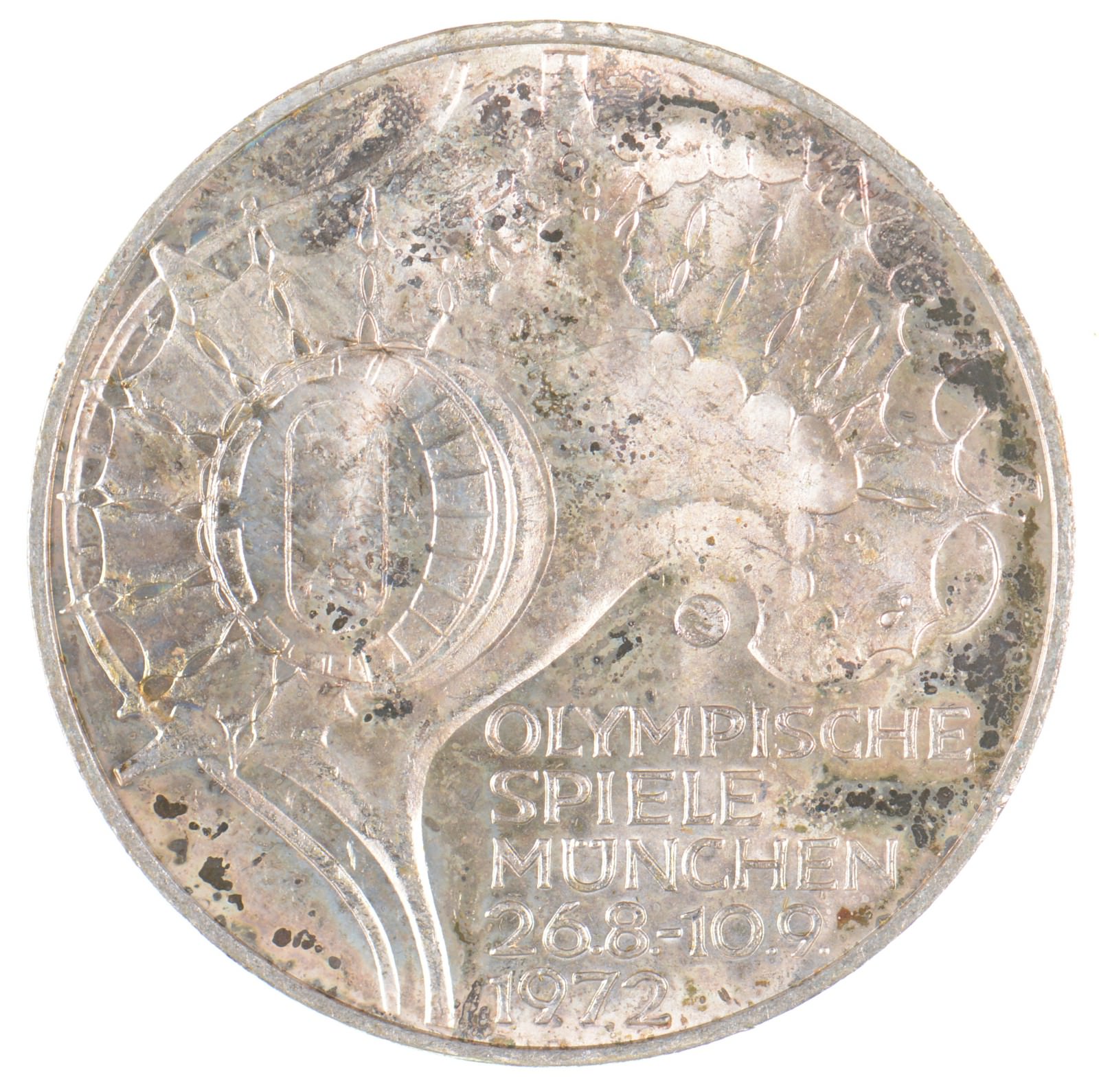 SILVER - WORLD Coin - 1972 Germany 10 Mark | Property Room