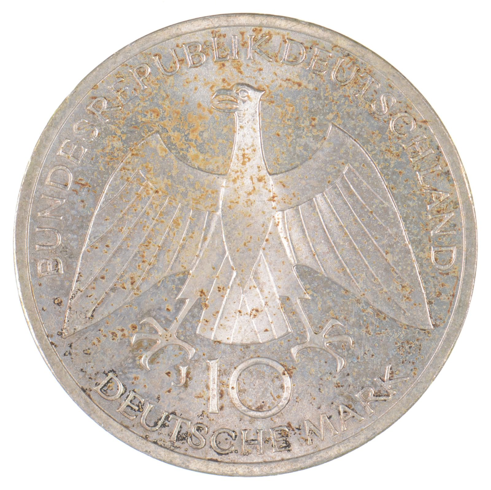 SILVER - WORLD Coin - 1972 Germany 10 Mark | Property Room