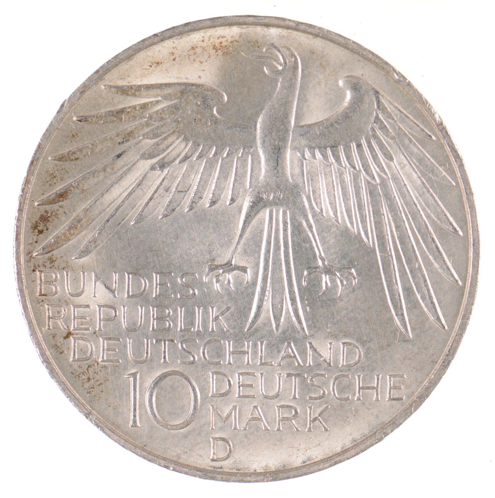 SILVER - WORLD Coin - 1972 Germany 10 Mark - World Silver Coin ...