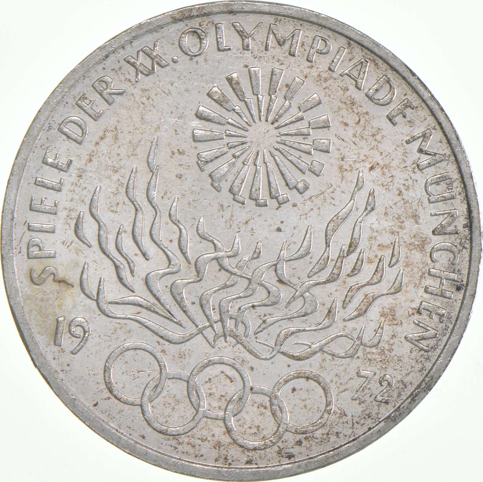 SILVER - WORLD COIN - 1972 Germany 10 Mark - World Silver Coin ...