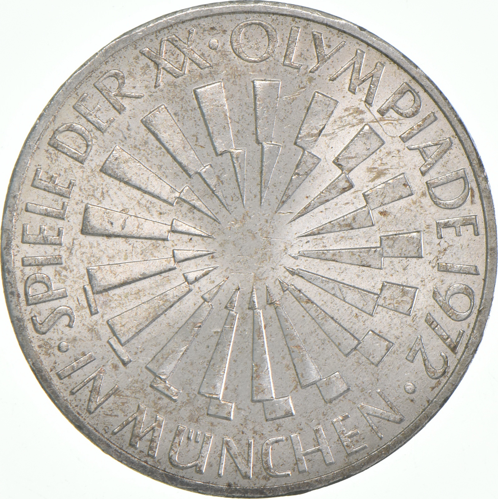 SILVER - WORLD COIN - 1972 Germany 10 Mark - World Silver Coin ...