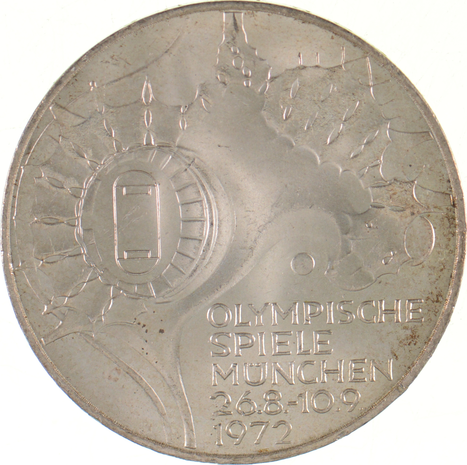 SILVER - WORLD Coin - 1972 Germany 10 Mark - World Silver Coin ...