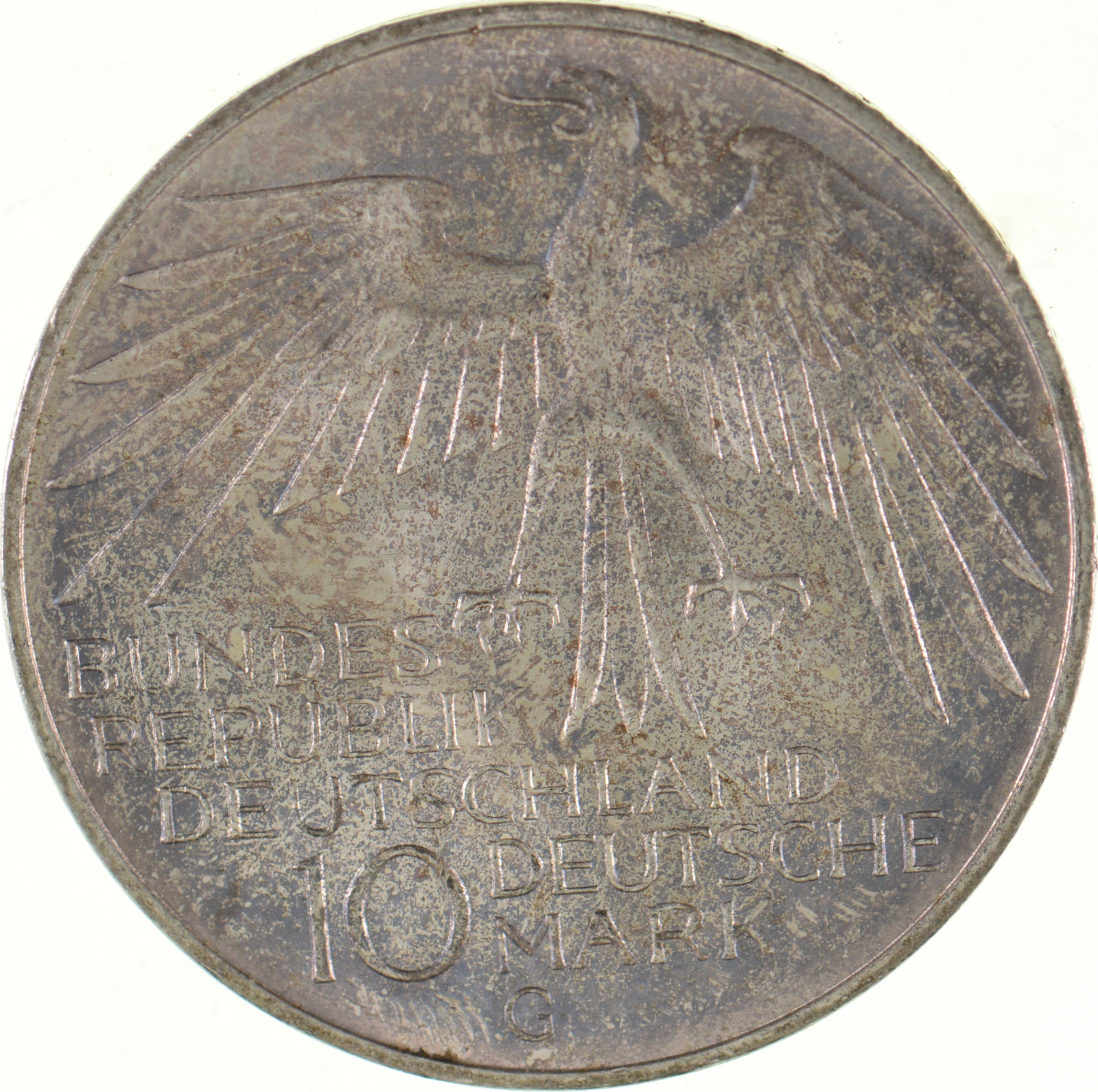 SILVER - WORLD Coin - 1972 Germany 10 Mark - World Silver Coin ...