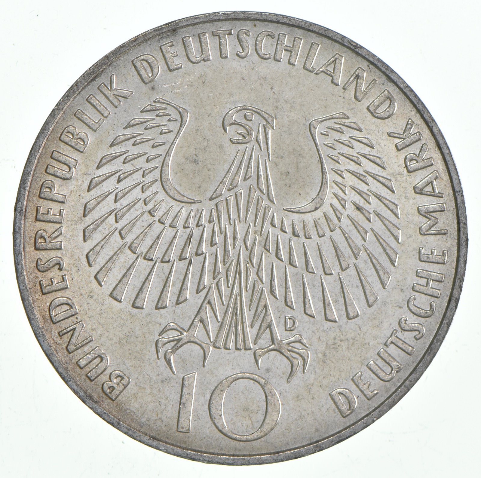 SILVER - WORLD Coin - 1972 Germany 10 Mark - World Silver Coin ...