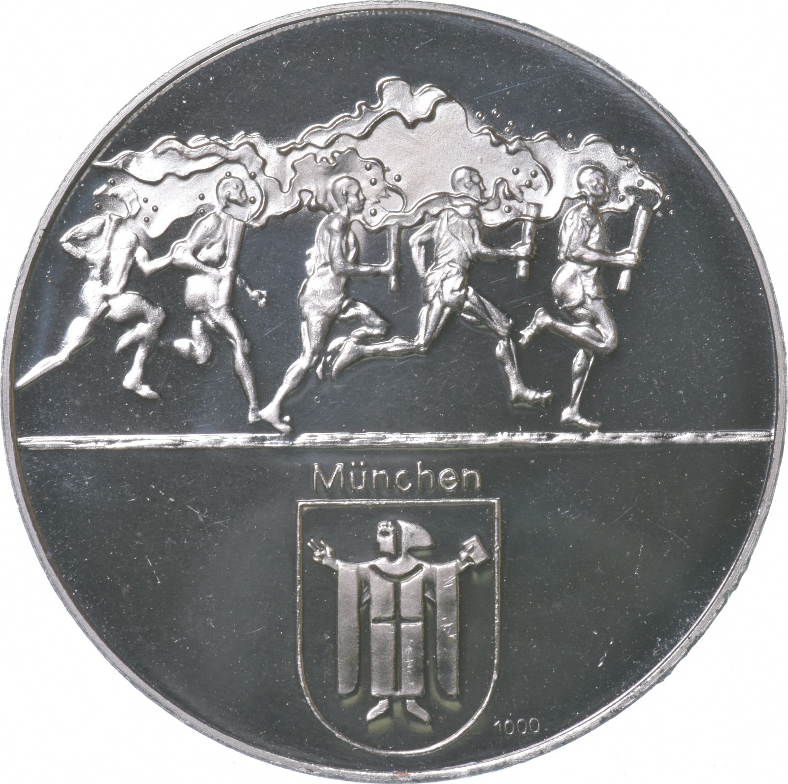 SILVER - WORLD COIN - 1972 Munich Summer Olympics Commemorative Medal ...