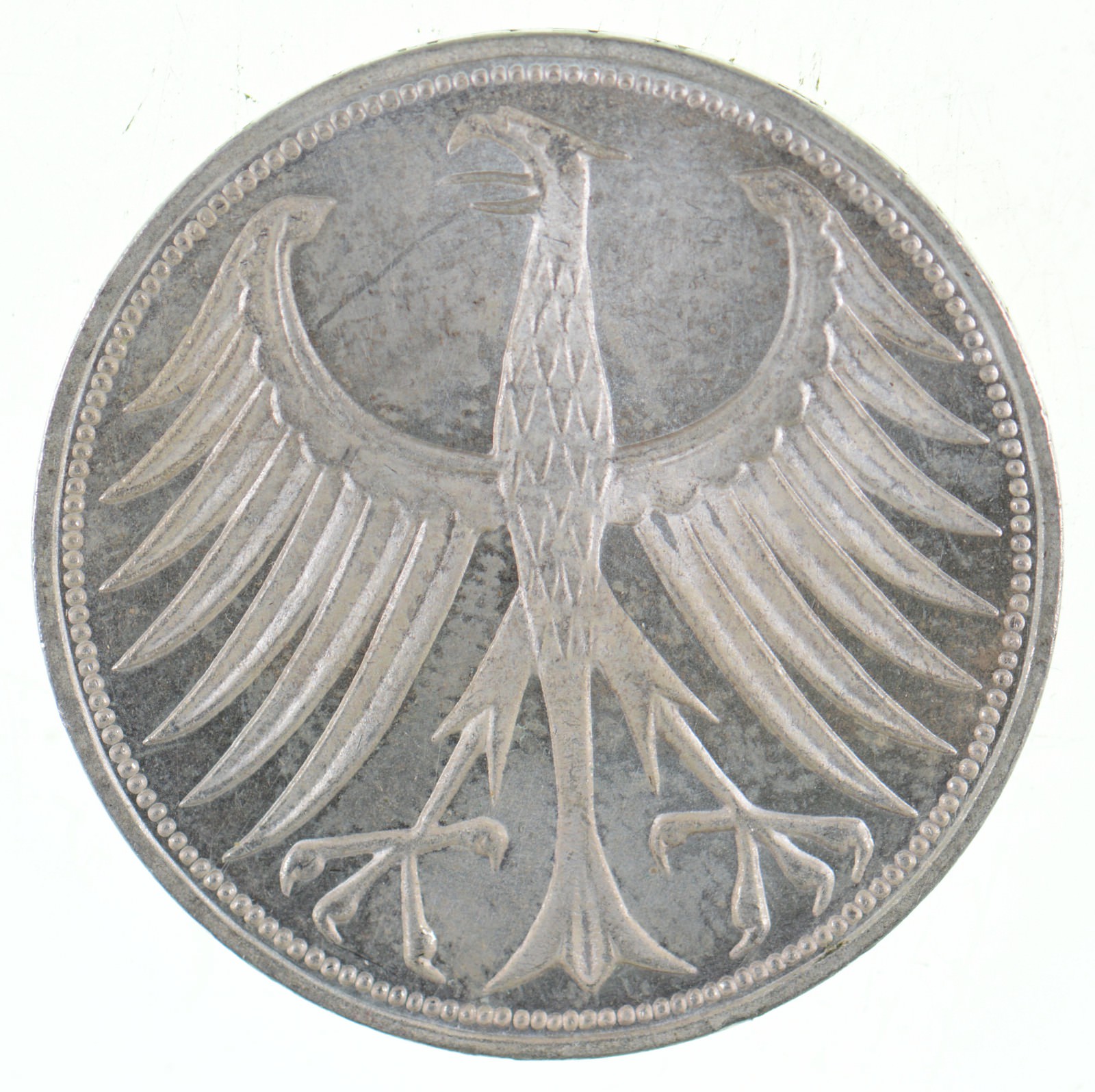 SILVER - WORLD Coin - 1974 Germany 5 Mark - World Silver Coin ...
