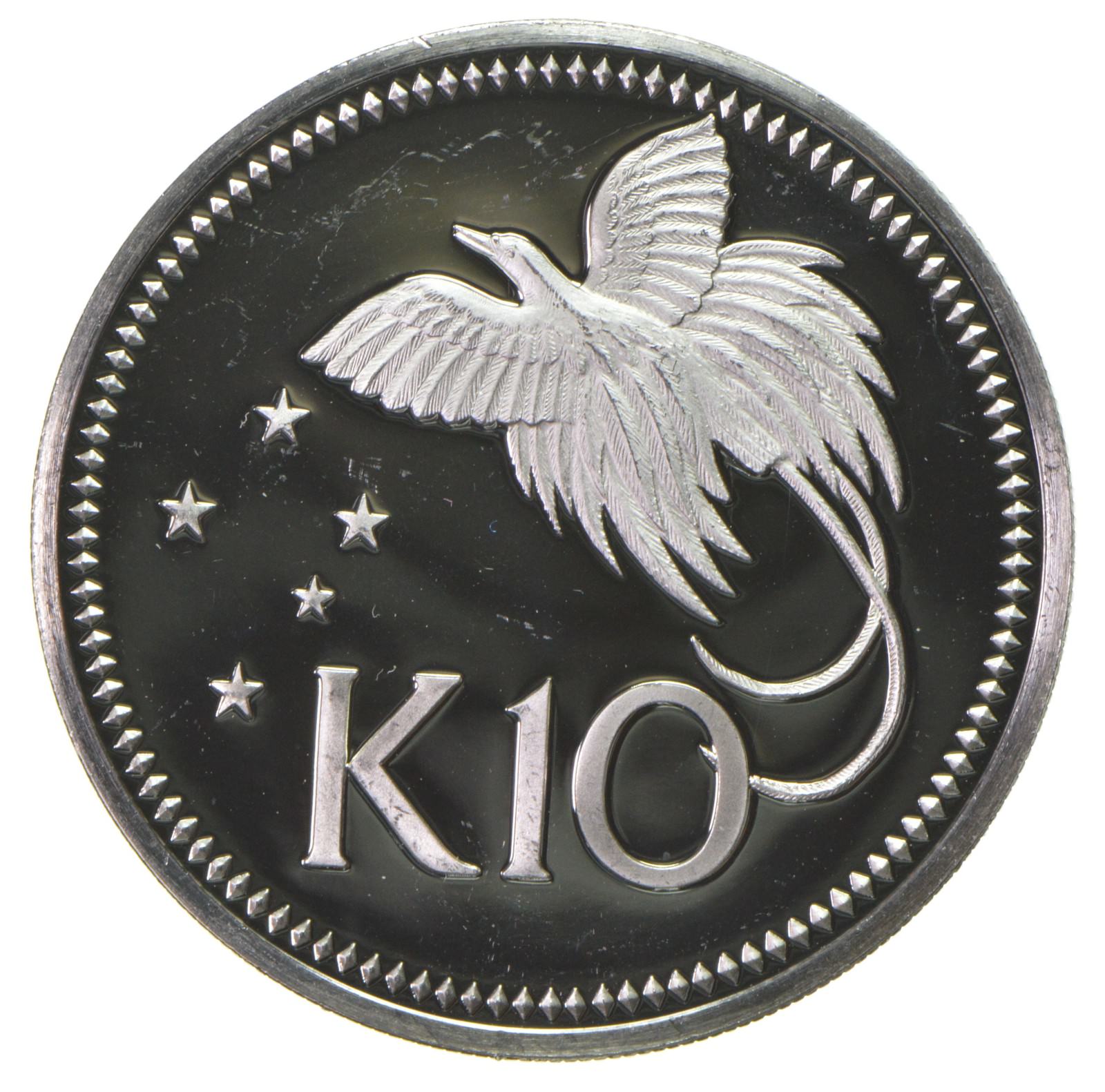 SILVER - WORLD COIN - 1975 Papua New Guinea 10 Kina - World Silver Coin ...