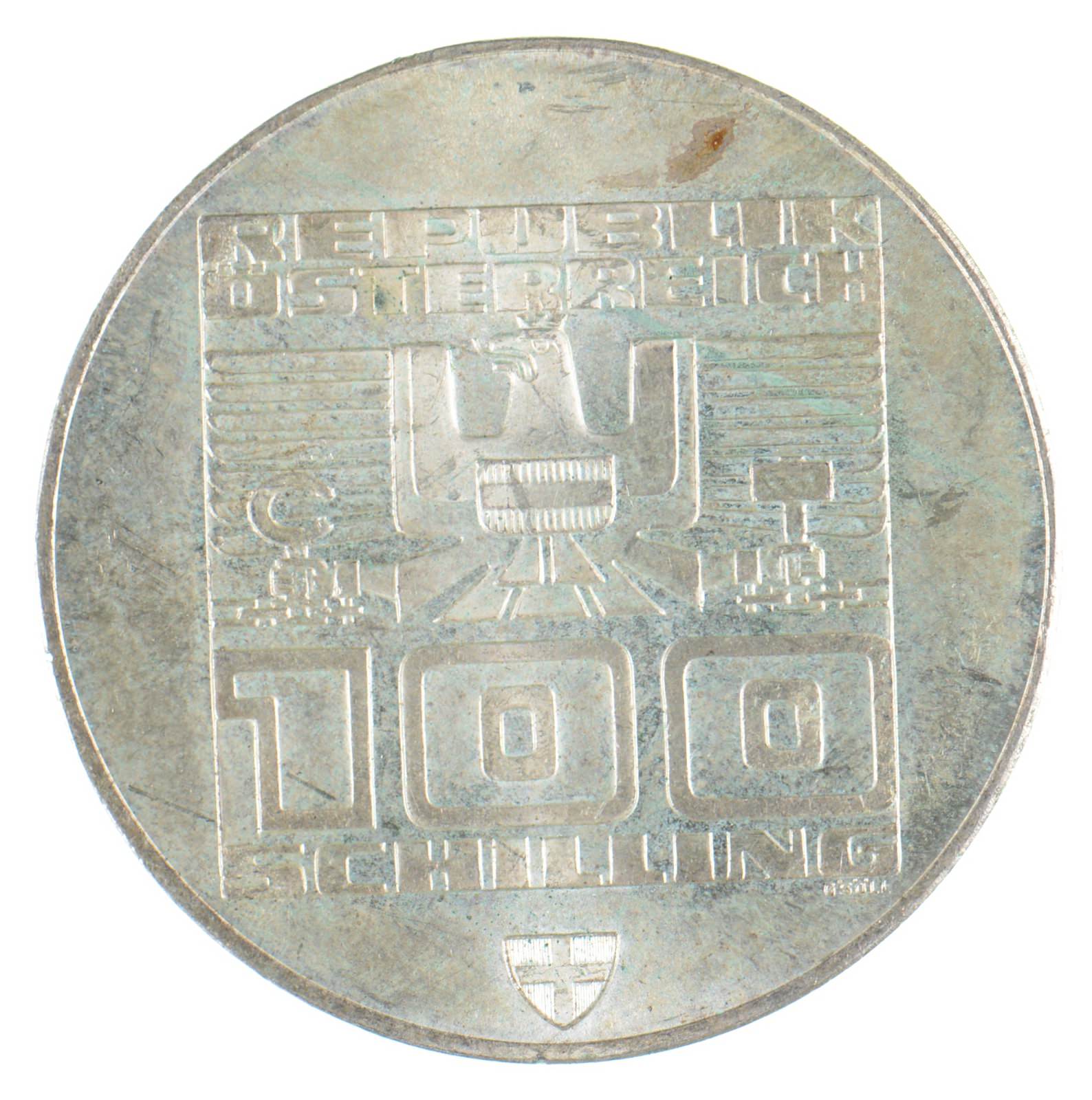 SILVER - WORLD COIN - 1976 Austria 100 Schilling - World Silver Coin ...