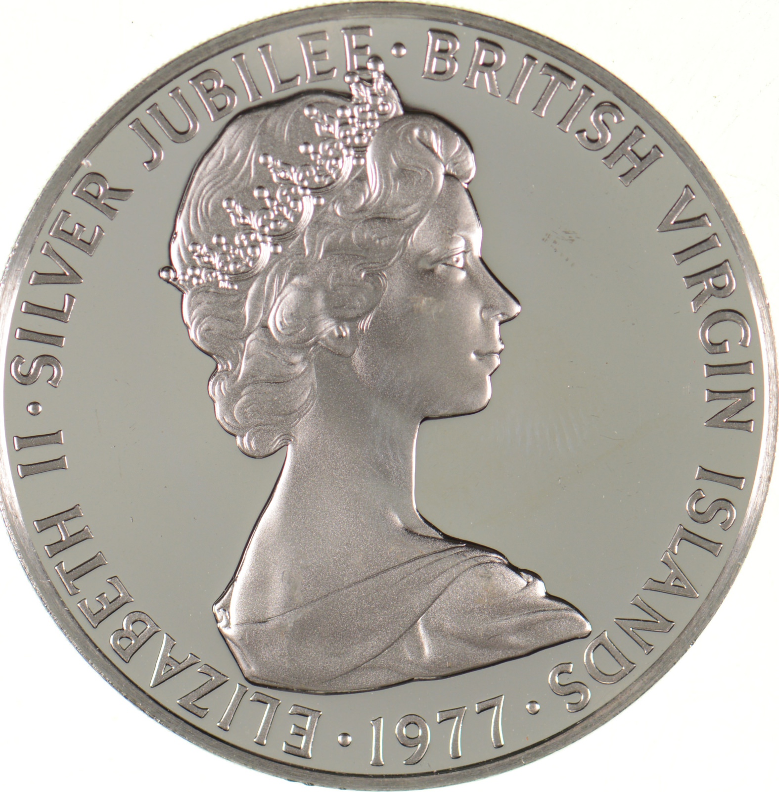 SILVER - WORLD COIN - 1977 British Virgin Islands 1 Dollar - World ...