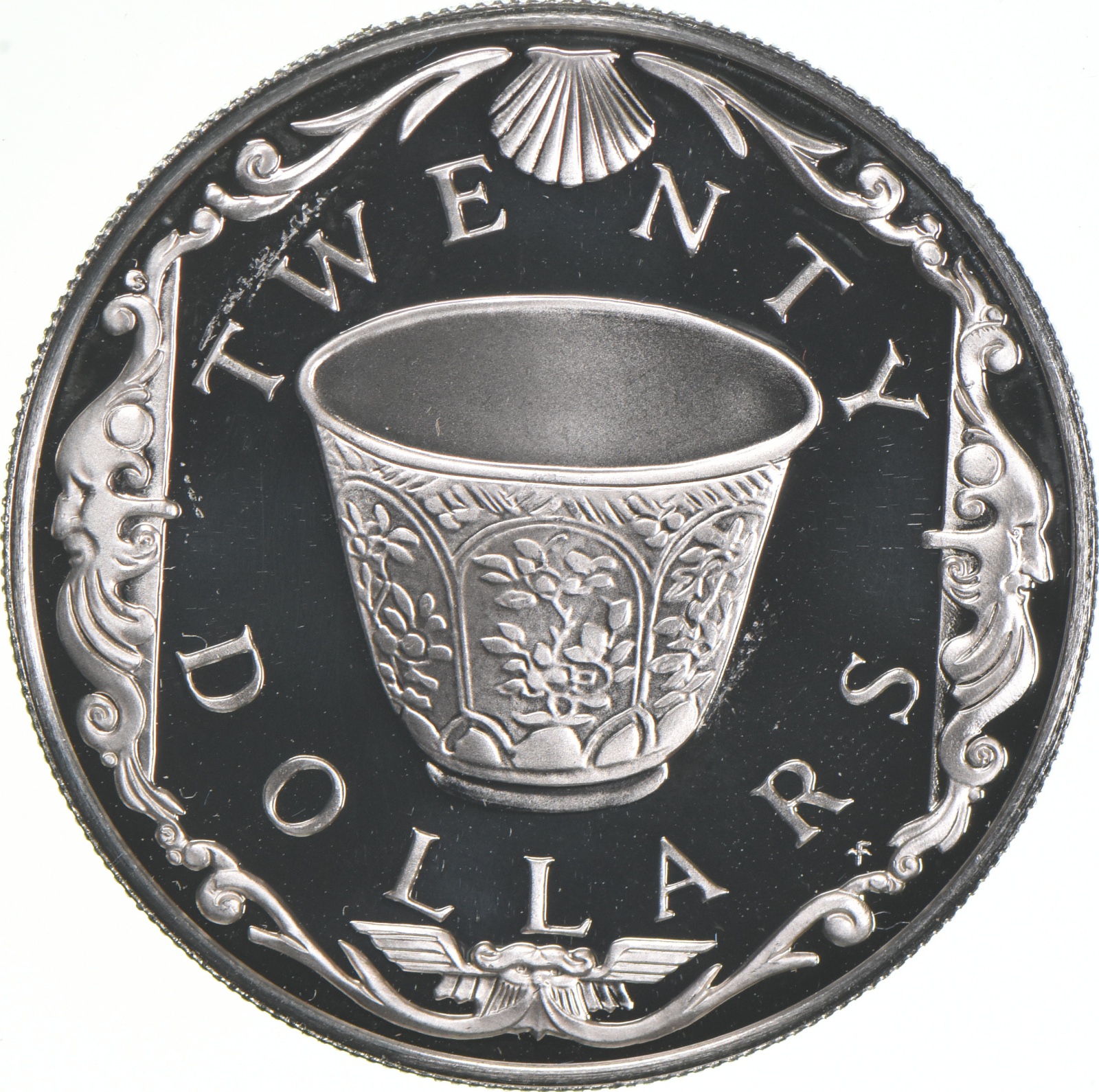 SILVER - WORLD COIN - 1985 British Virgin Islands 20 Dollars - World ...