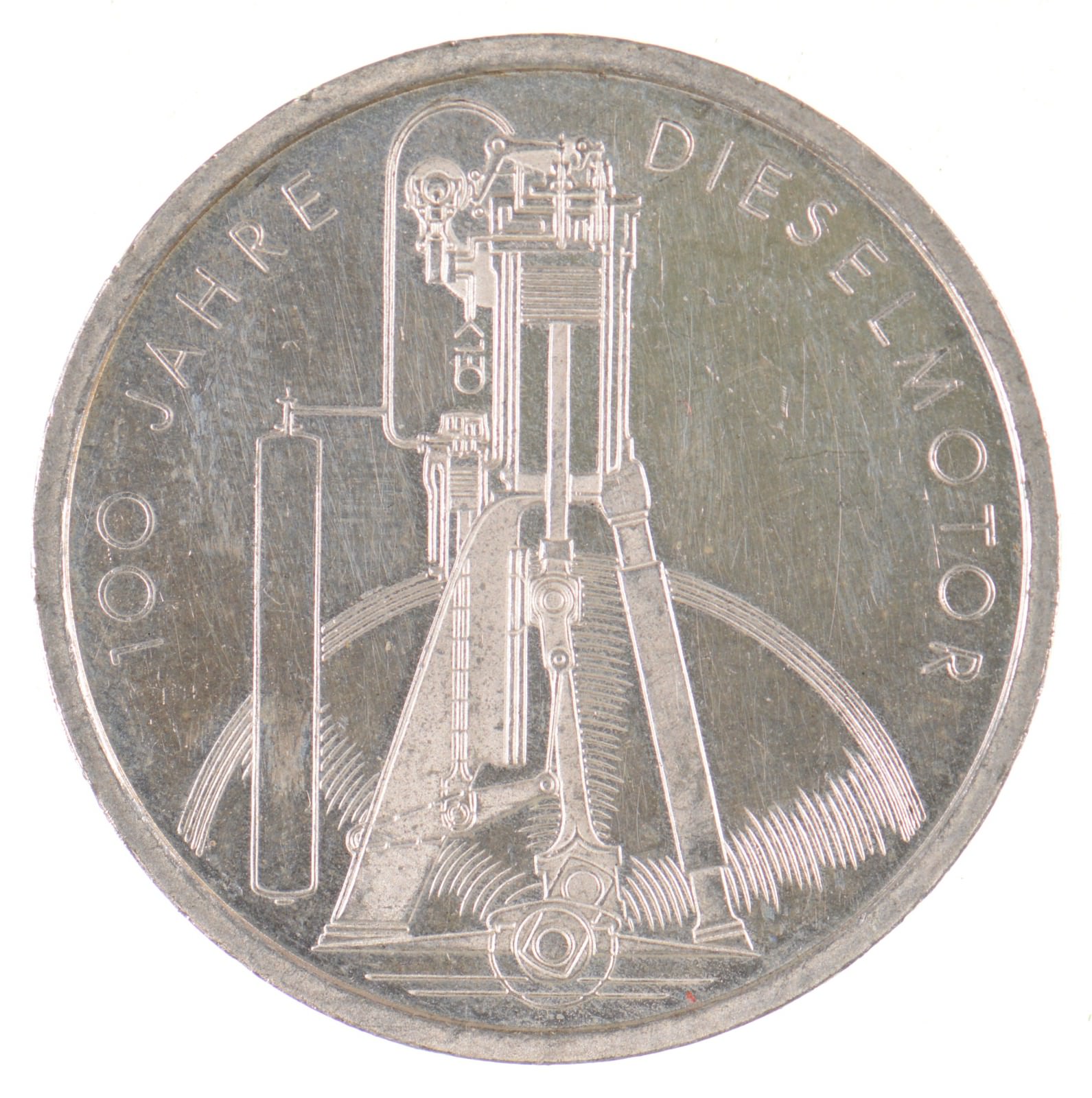 SILVER - WORLD Coin - 1997 Germany 10 Mark - World Silver Coin ...