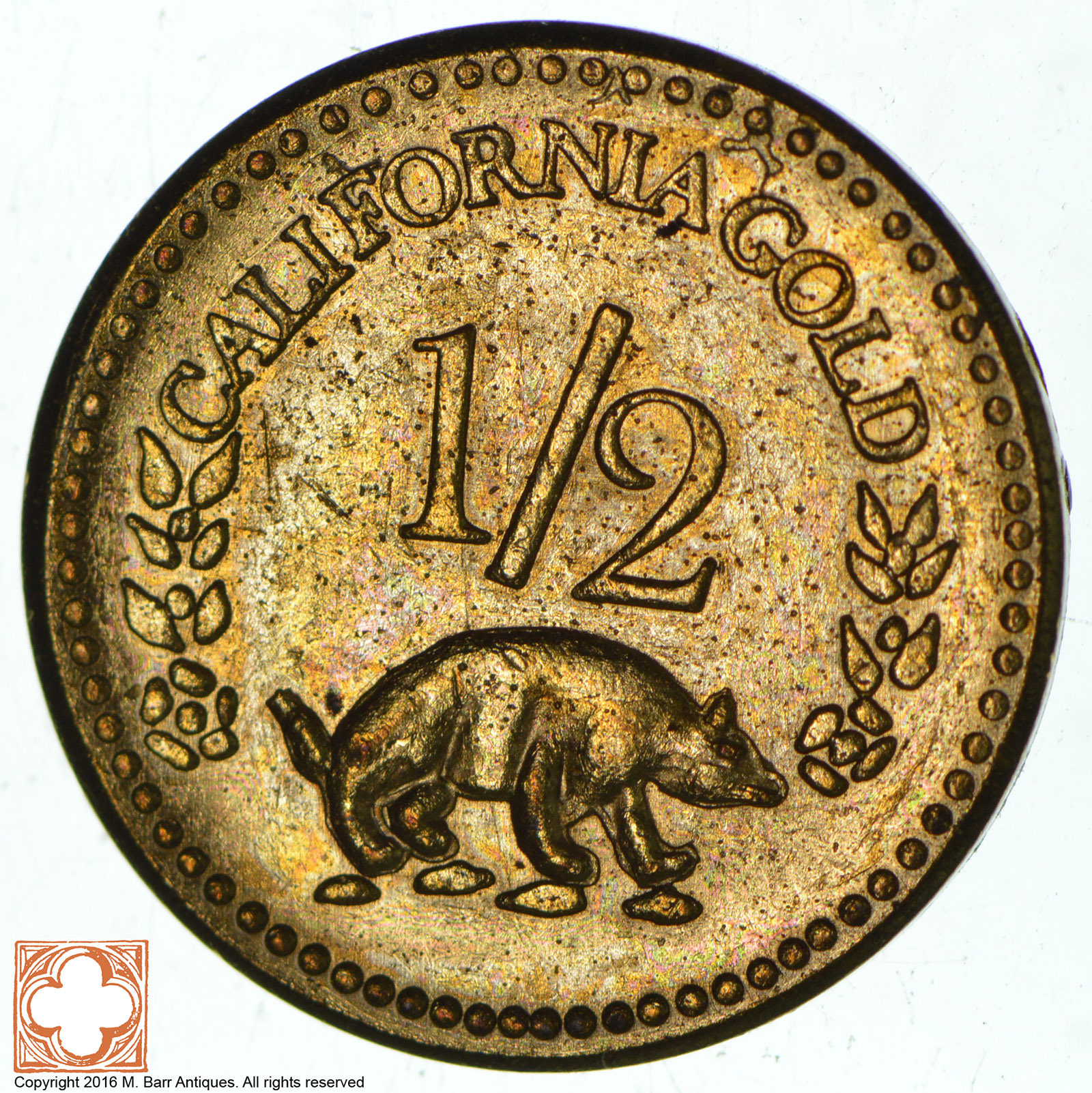 Souvenir Tribute Token - California Gold Rush - 1853 Liberty Head ...