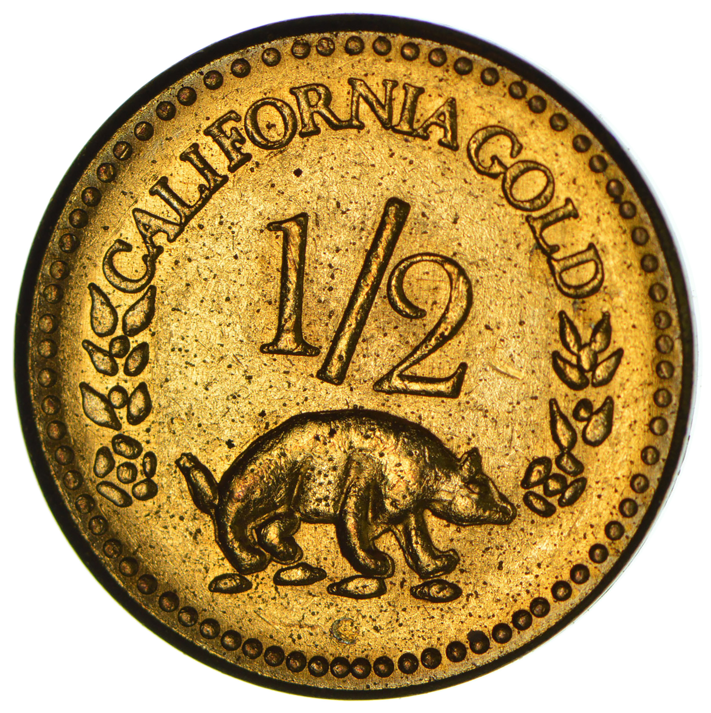 Souvenir Tribute Token - California Gold Rush - 1858 Liberty Head ...