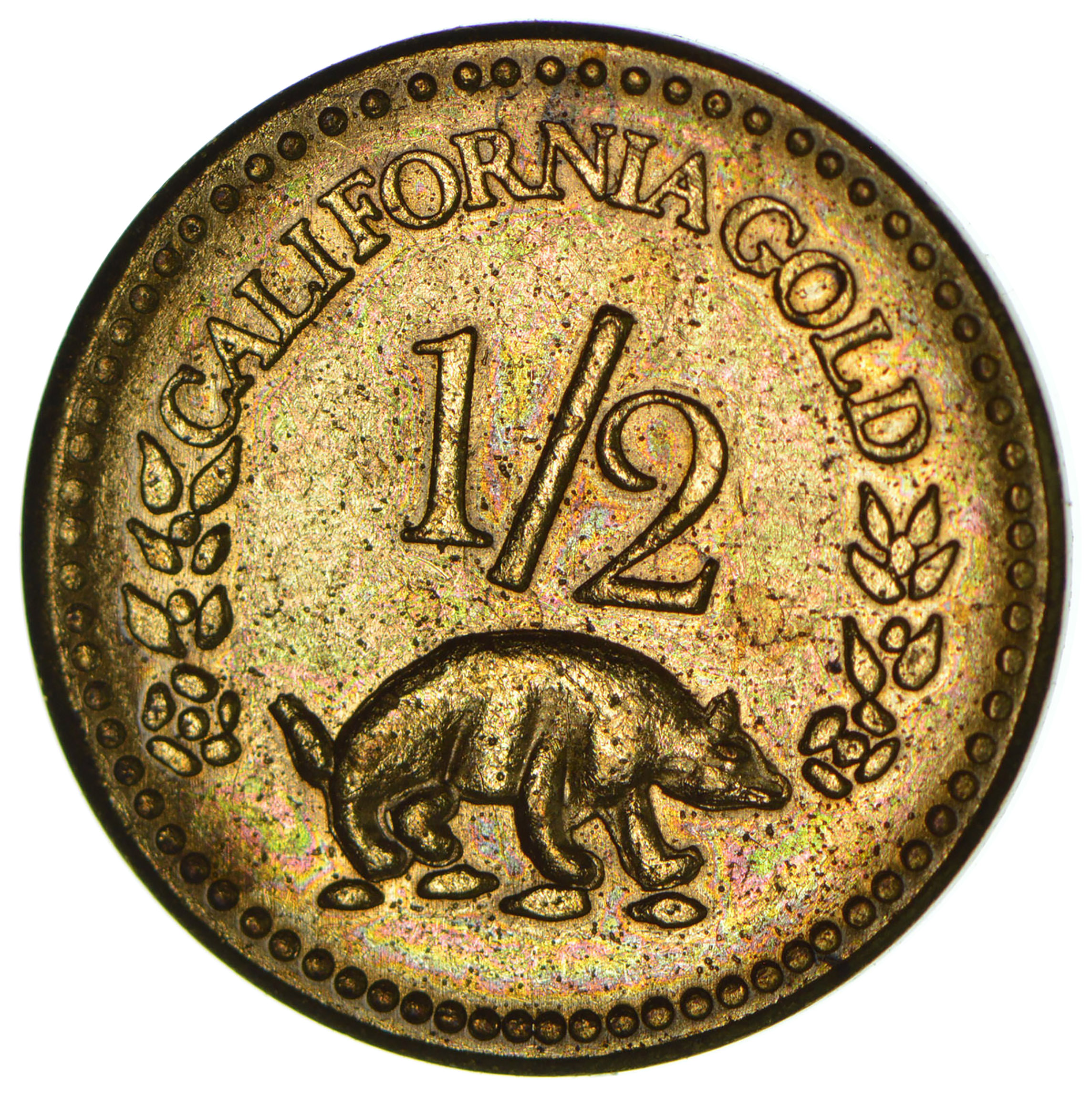 Souvenir Tribute Token - California Gold Rush - 1858 Liberty Head ...