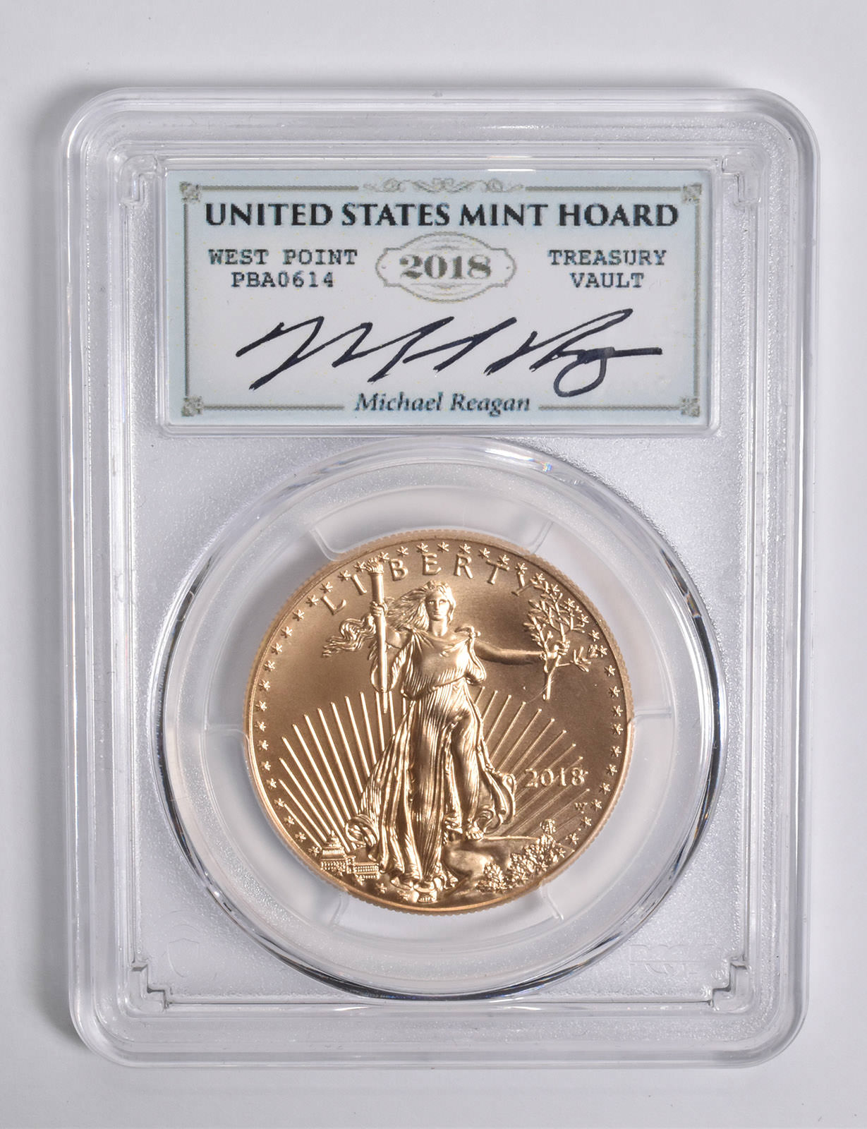 SP70 2018-W (2021) $50 American Burnished Gold Eagle 1 Oz Gold WP Mint ...