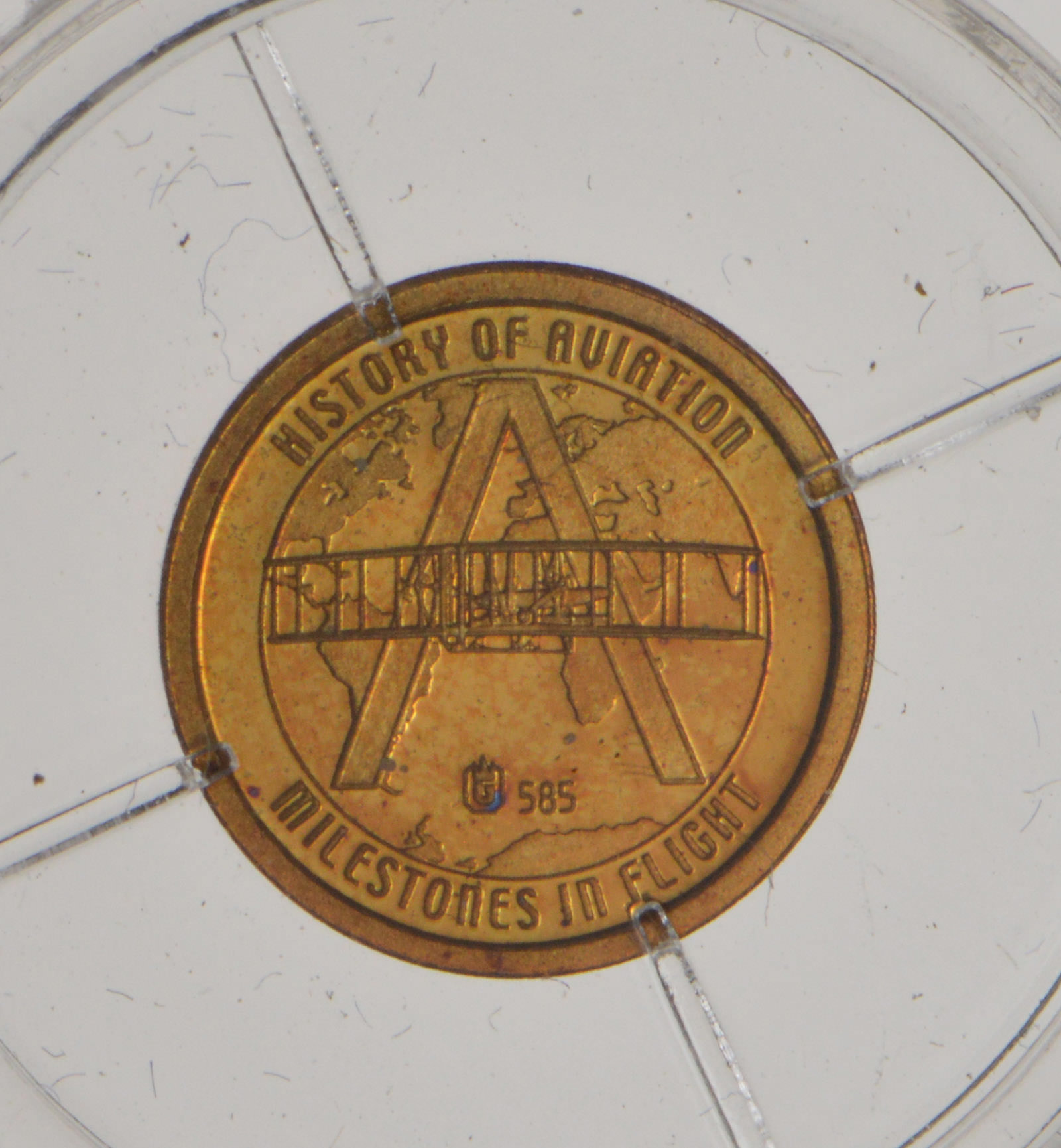 Spirit of St Louis History of Aviation Milestones in Flight Gold Coin ...