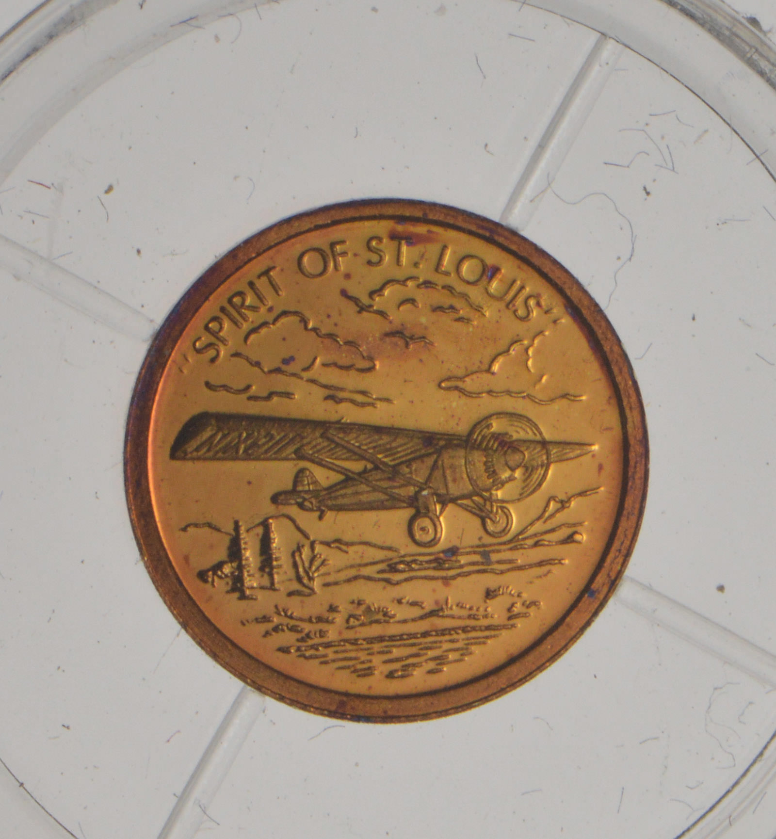 Spirit of St Louis History of Aviation Milestones in Flight Gold Coin ...