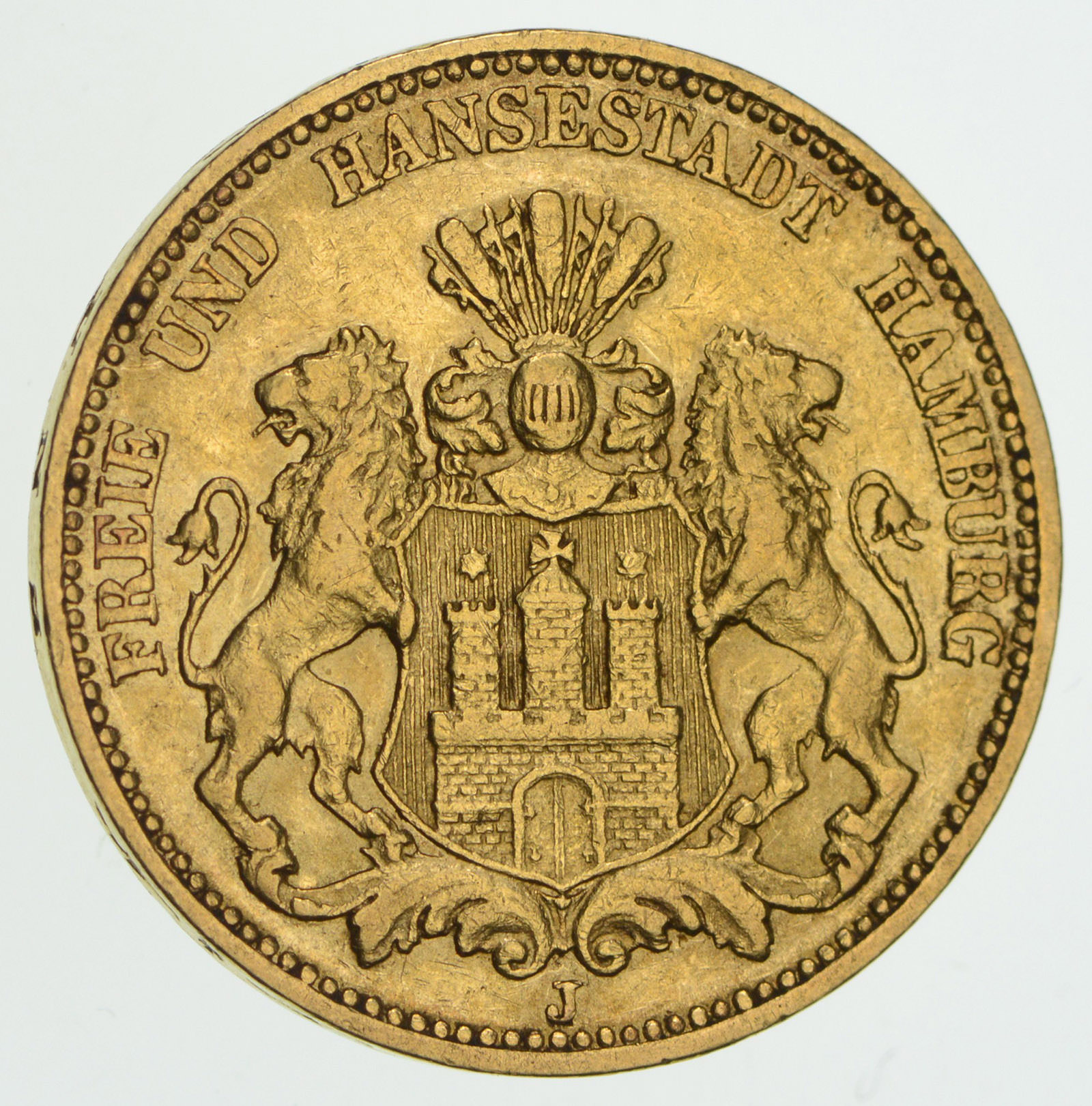 STRONG 1876 Germany Gold 20 Marks | Property Room