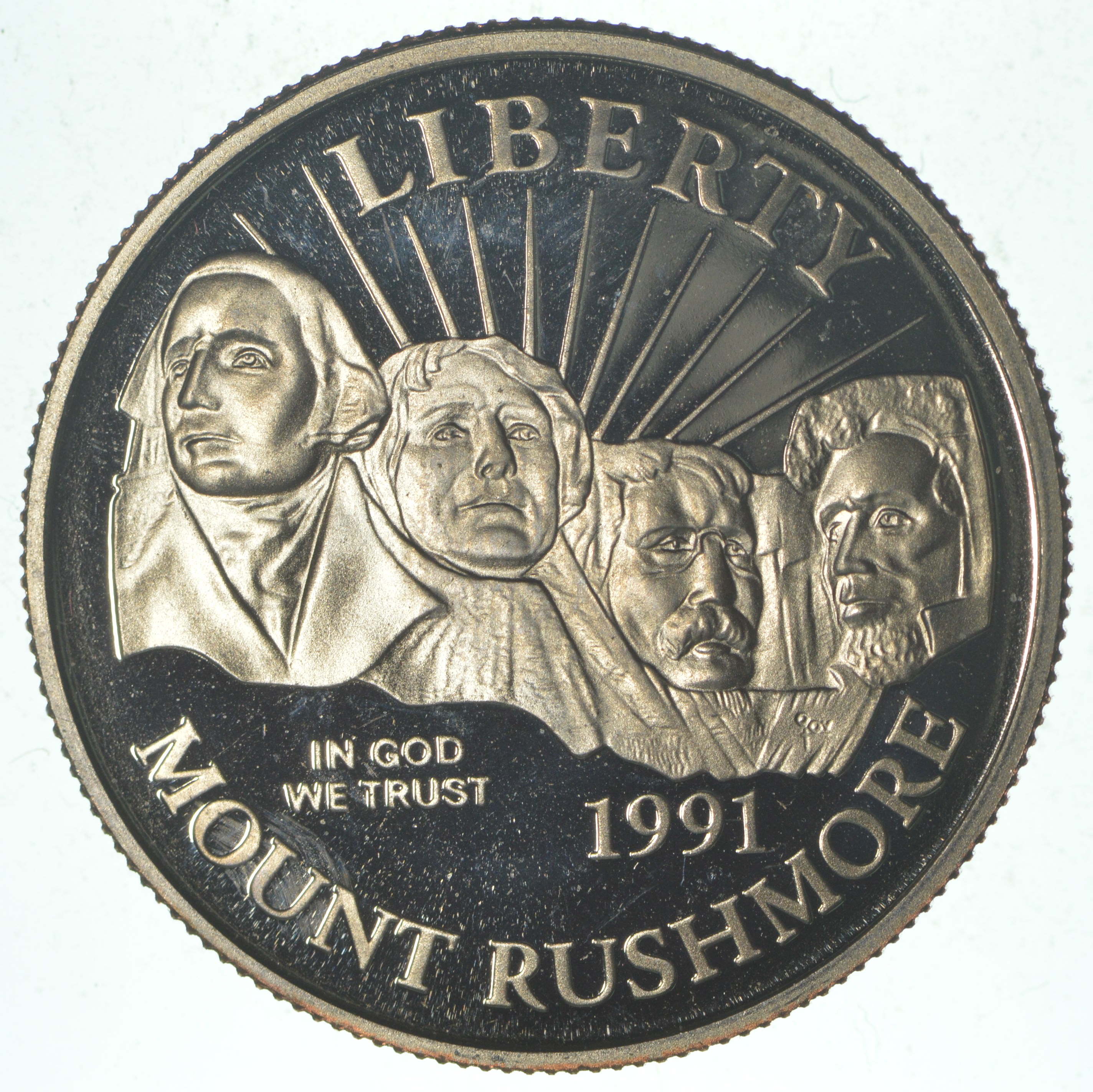 Stunning - 1991-S Mount Rushmore - United States Mint HALF DOLLAR ...