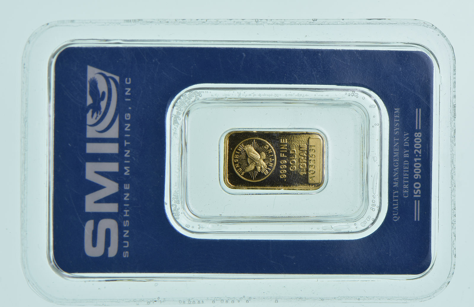 Sunshine 1 Gram Fine Gold Bar - In Original Packaging | Property Room