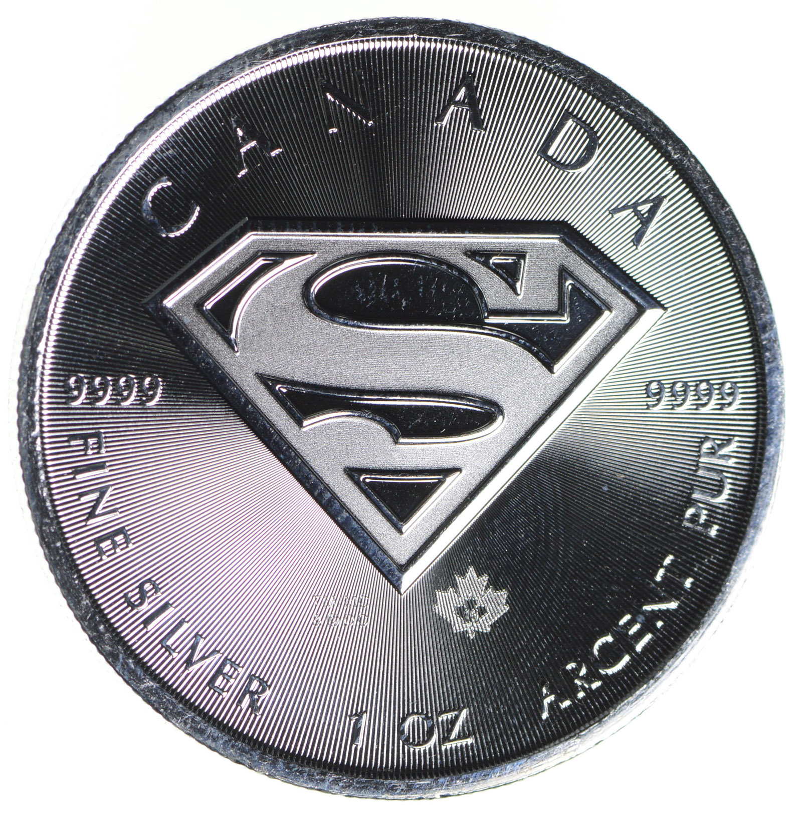 SUPERMAN - 1 Troy Oz .999 Fine SIlver - Candian - Limited Mintage Coin ...
