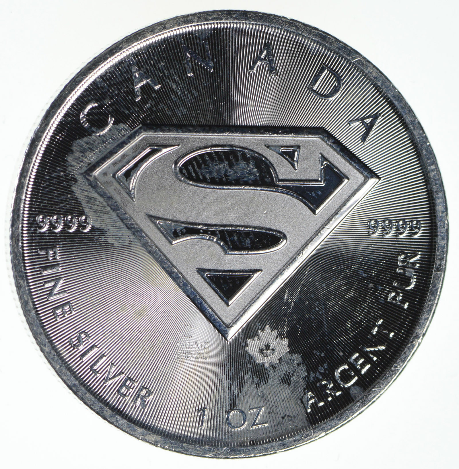 SUPERMAN - 1 Troy Oz .999 Fine SIlver - Candian - Limited Mintage Coin ...