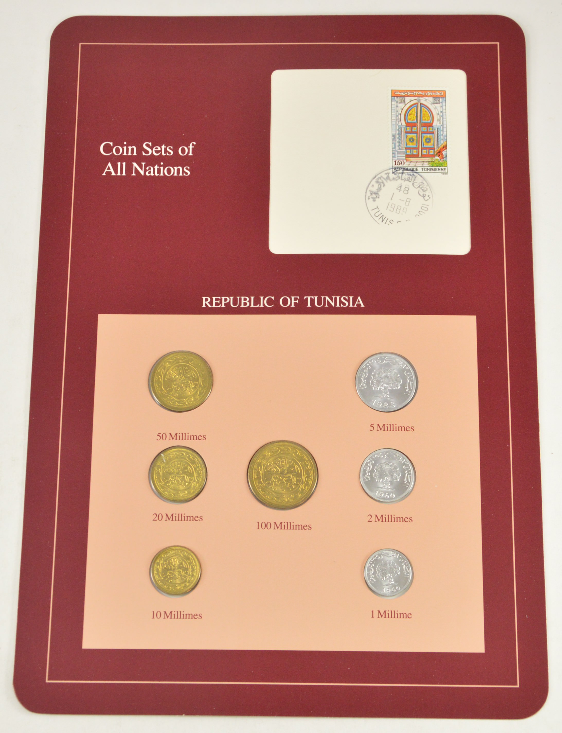 **Sweet** Republic Of Tunisia Beautifully Displayed - Type Coin Set ...