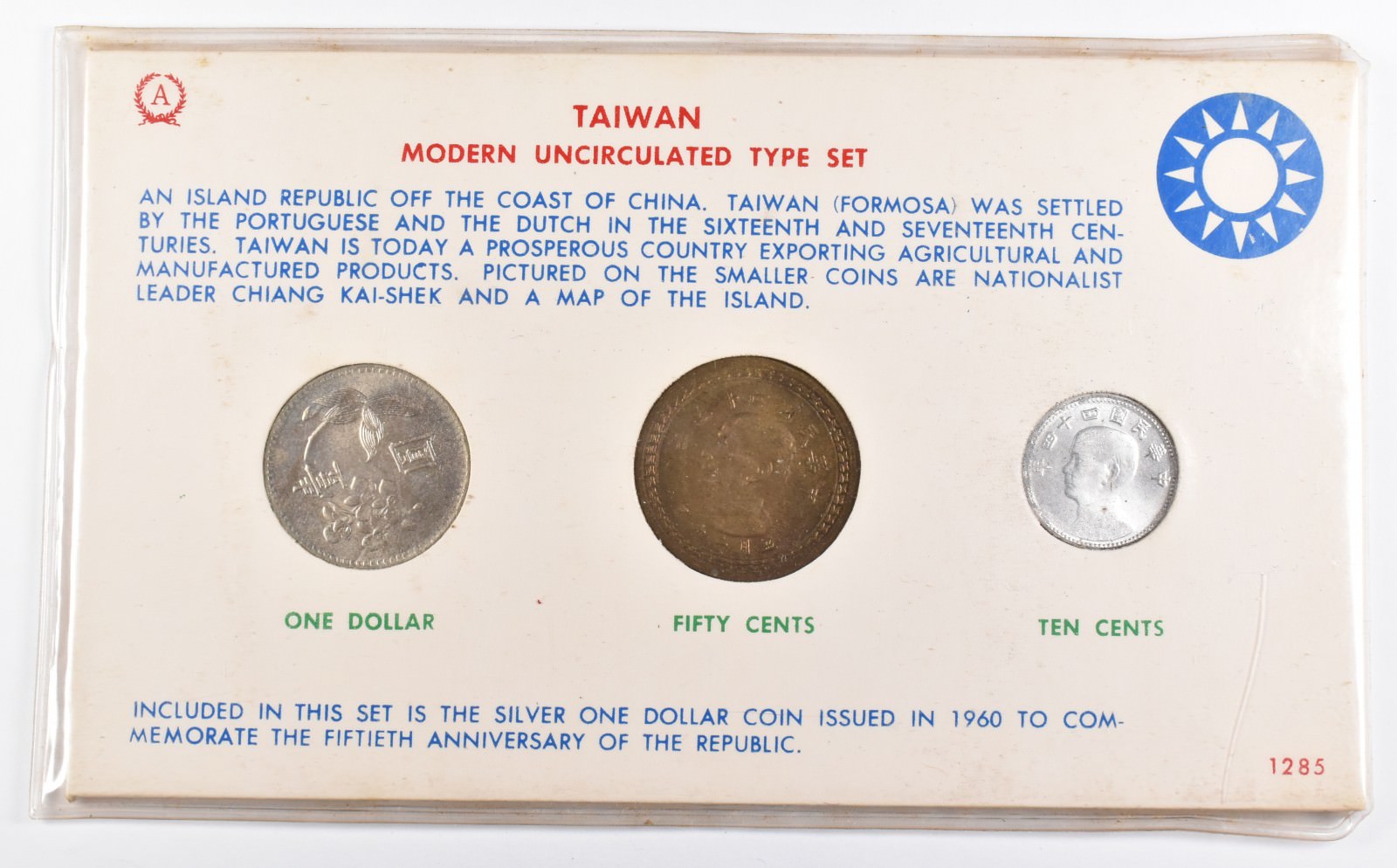 Taiwan Type Set Coins | Property Room