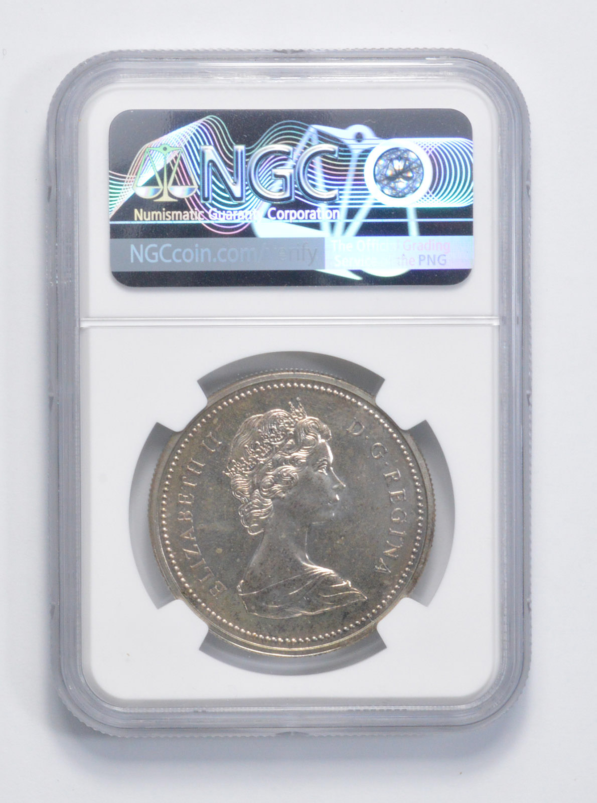 Toned - SP66 1971 - Canada $1 - British Columbia - NGC | Property Room