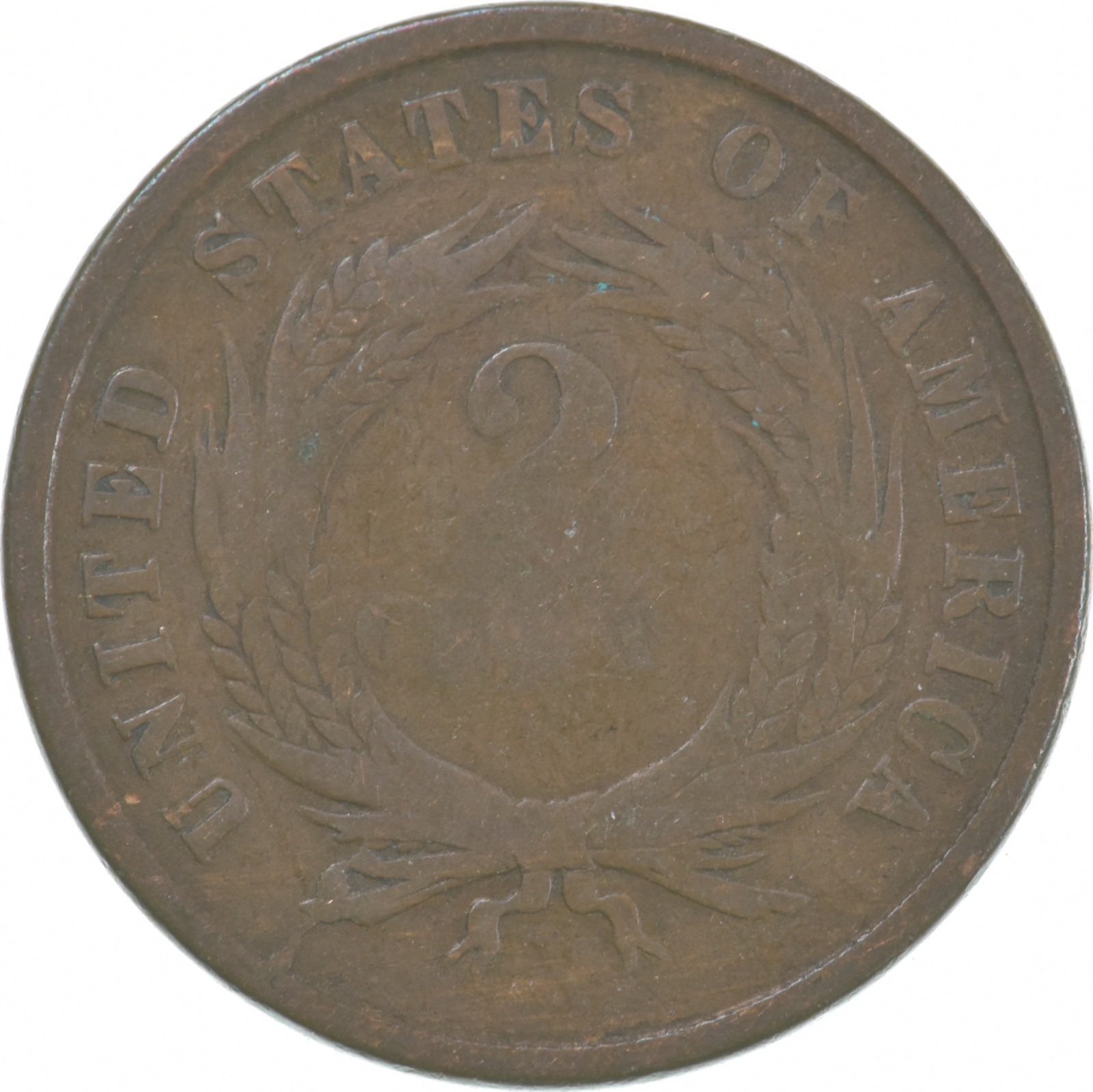 TWO CENT - 1864 US TWO 2 Cent Piece - First Coin with In God We Trust Motto | Property Room