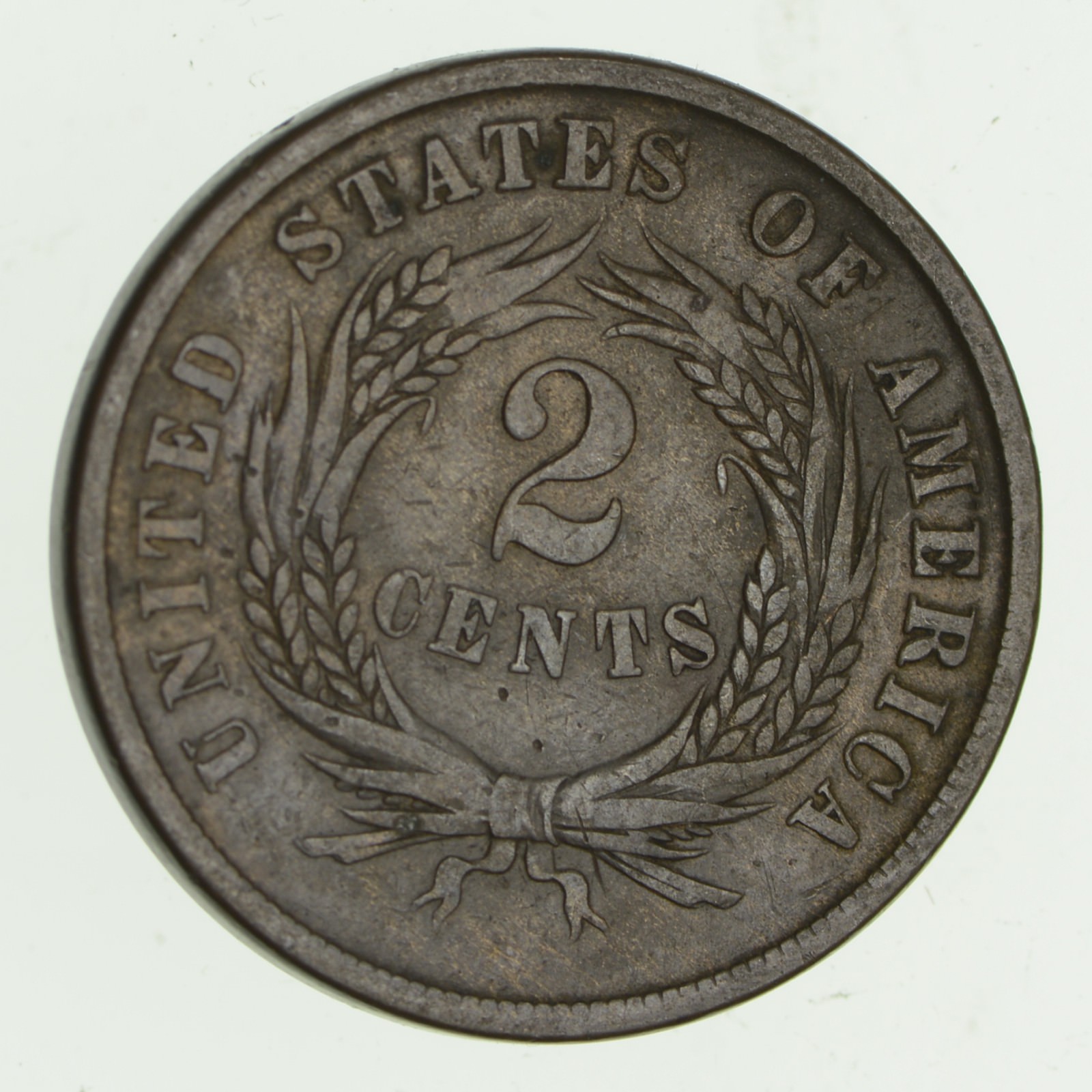 TWO CENT - 1866 US TWO 2 Cent Piece - First Coin with In God We Trust ...
