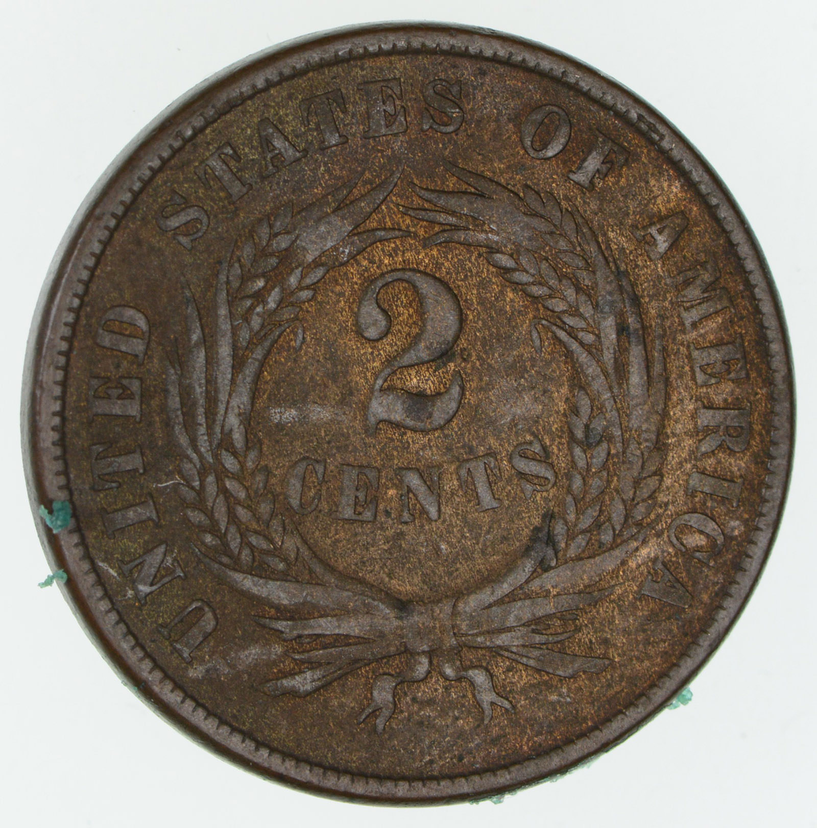 **TWO CENT**1866 US TWO 2 Cent Piece - First Coin with In God We Trust ...