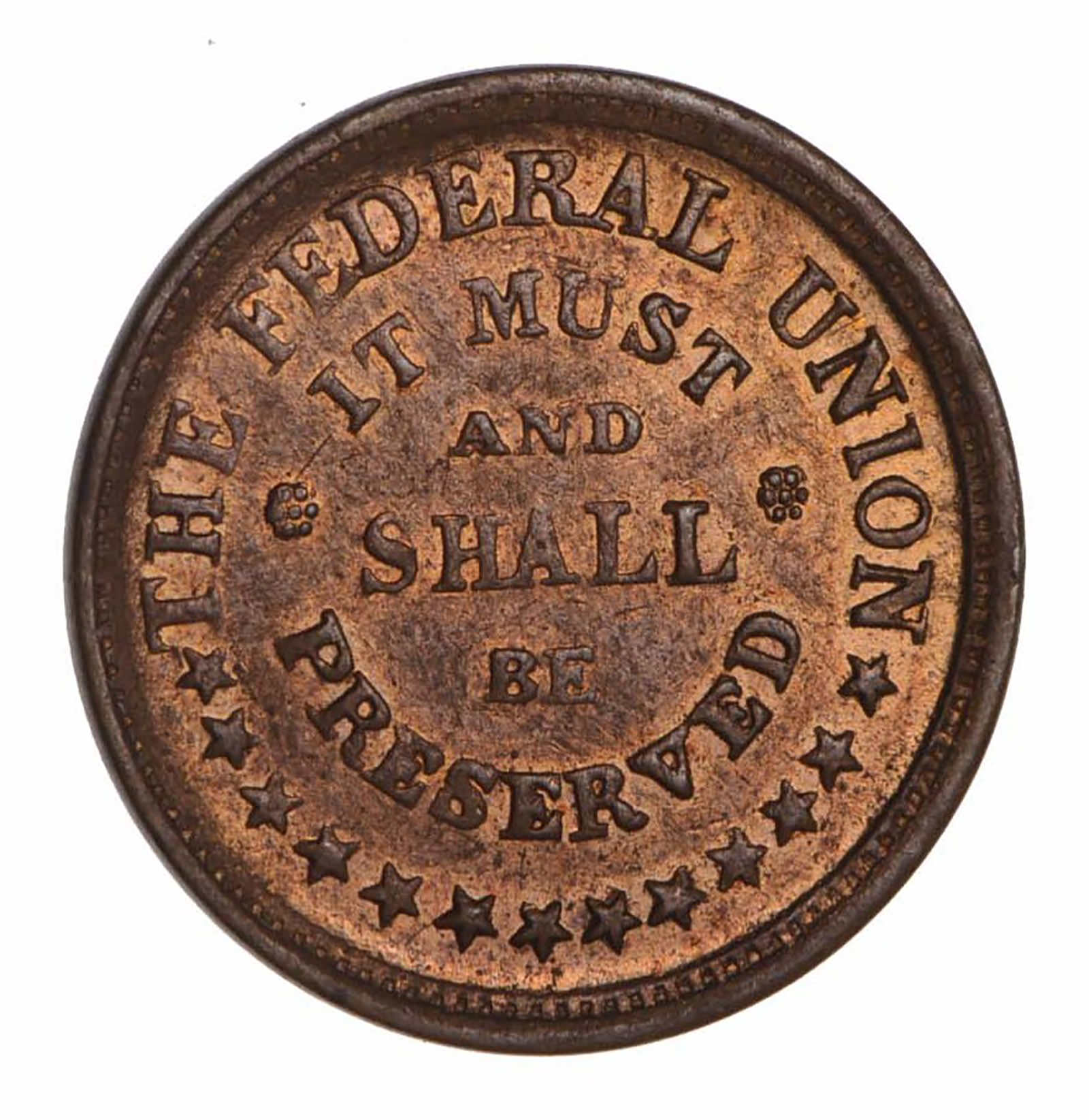 UNC - 1860's Army & Navy / Federal Union Civil War Token | Property Room
