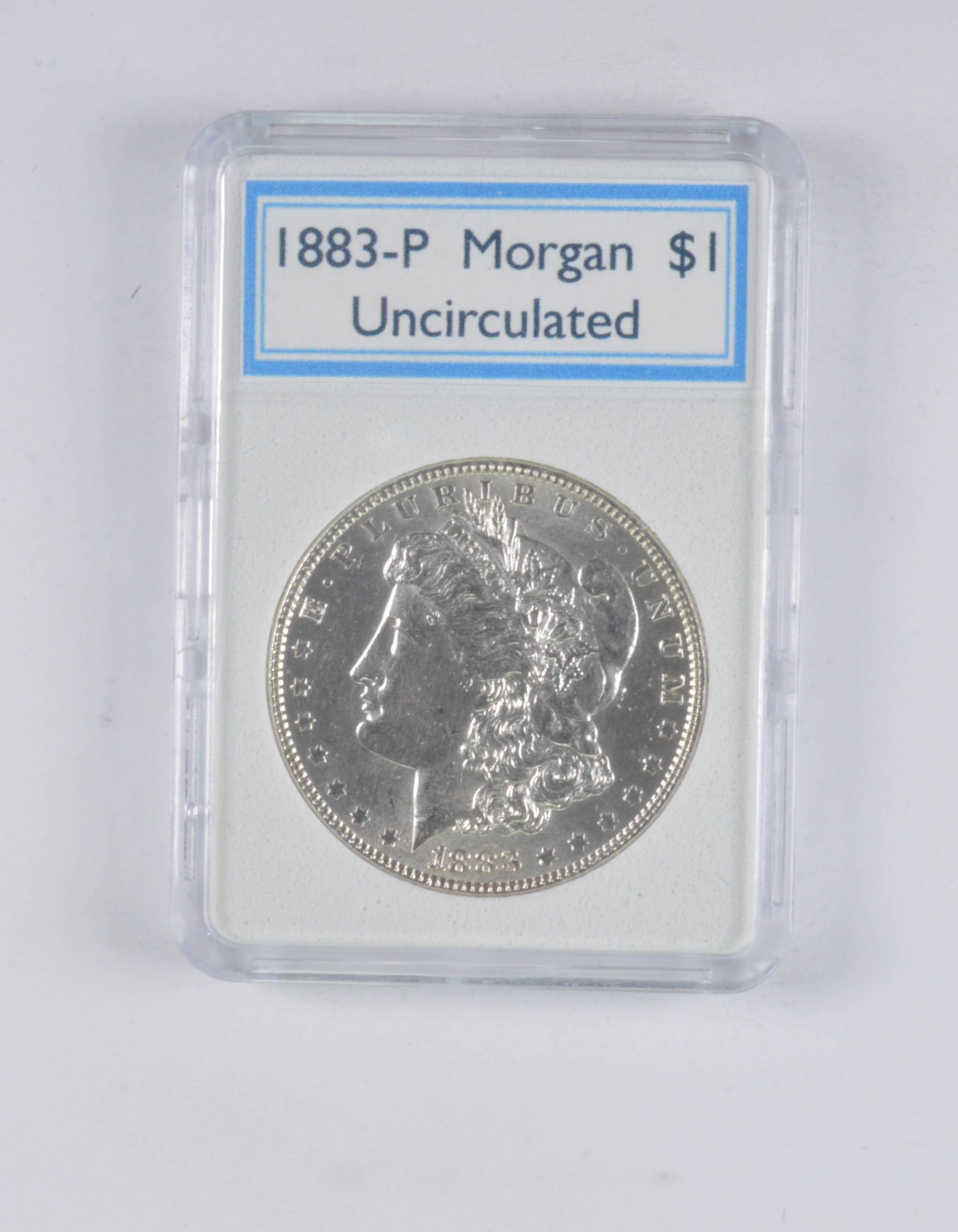 Unc 1883-P Morgan Silver Dollar - Slabbed | Property Room