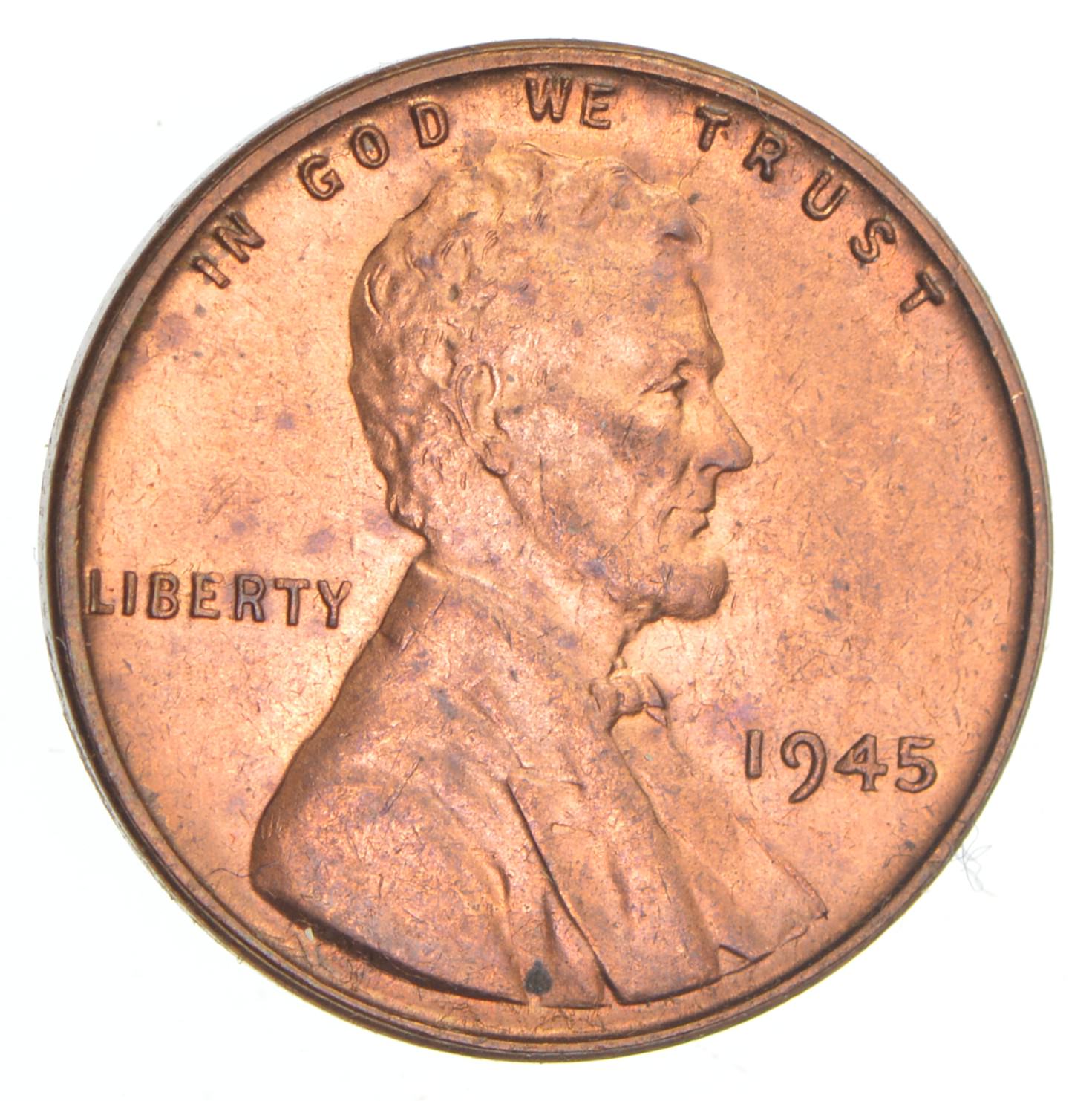 Unc - 1945 Lincoln Wheat Cent | Property Room
